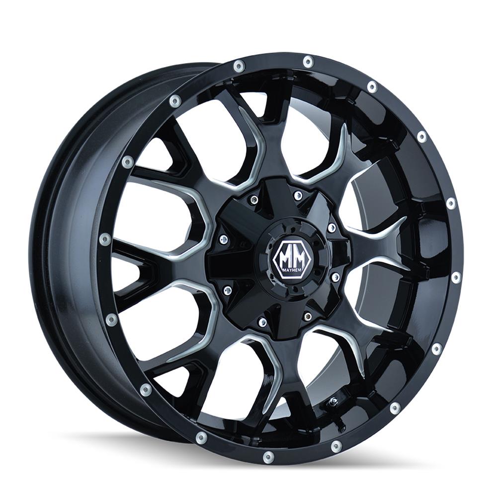 Mayhem Warrior 8015 Series Matte Black Wheels | Summit Racing