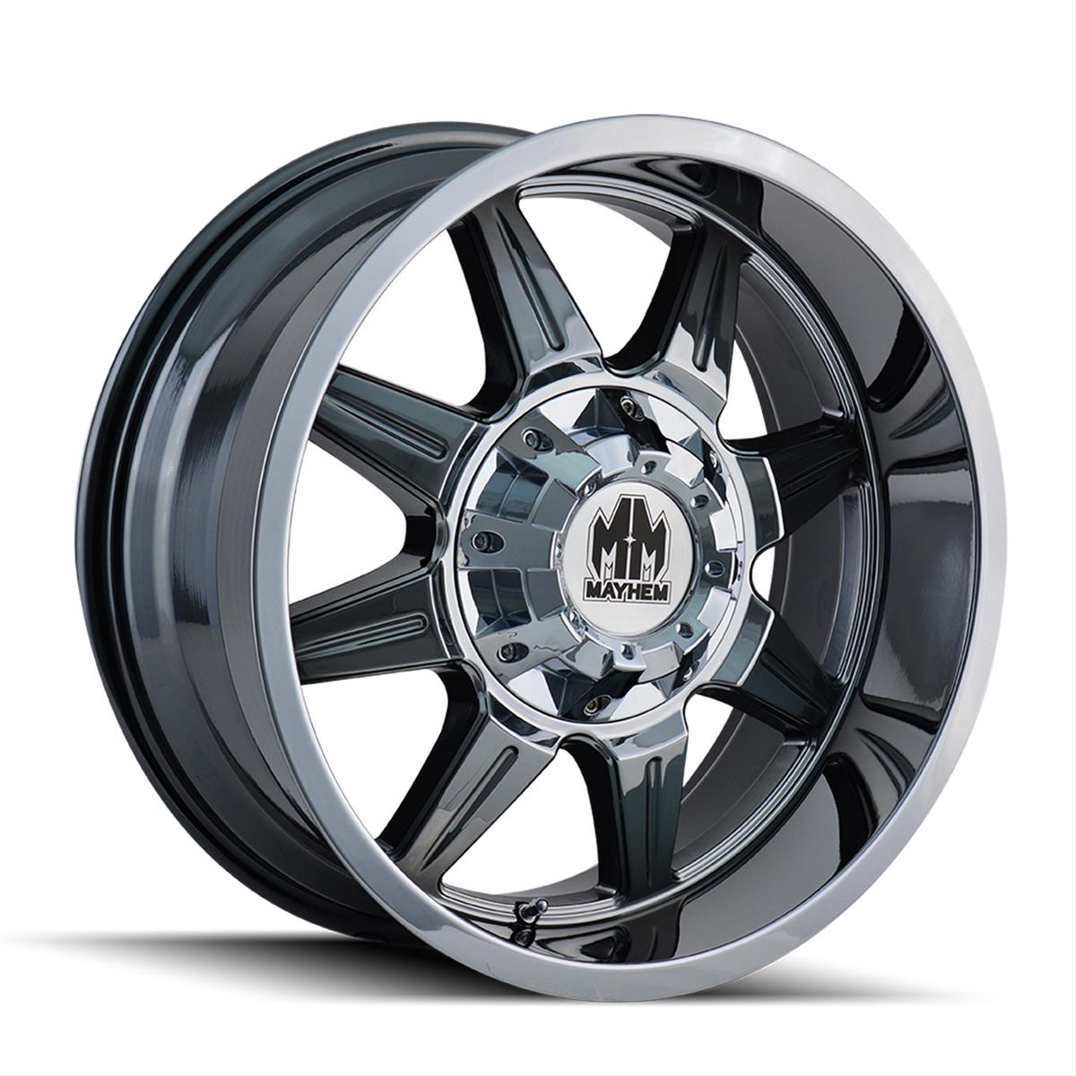 Mayhem Wheels 8101-9670CF Mayhem Monstir 8101 Series Chrome Dually ...