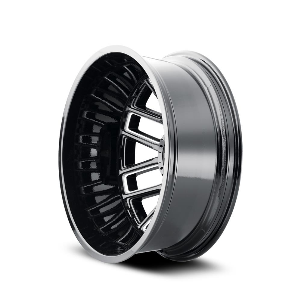 Mayhem Wheels 8107D-22877BMR192 Mayhem Cogent 8107 Dually Gloss Black ...