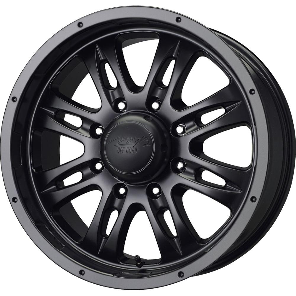 MB Wheels Gunner 8 Matte Black Wheels 1885GU8816525MB - Free Shipping ...