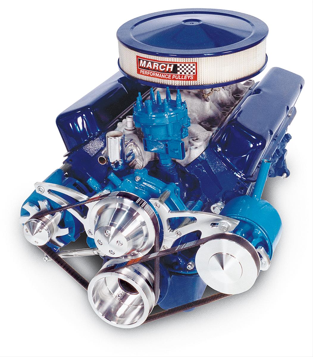 March Performance 30365 March Performance Ford Windsor Serpentine Kits ...