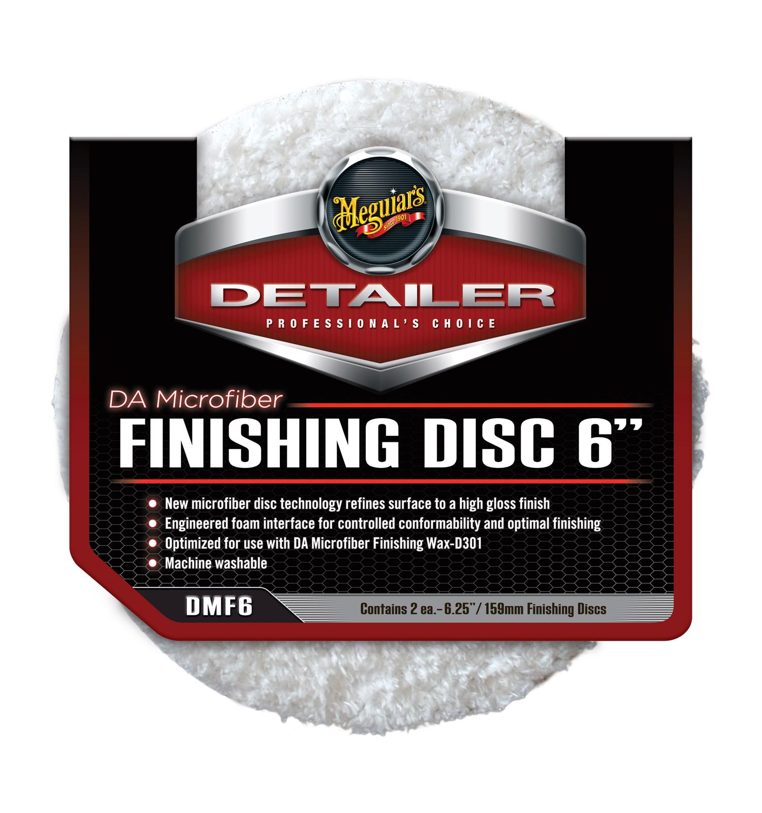 Meguiar's DMF6 Meguiar's DA Microfiber Finishing Discs | Summit Racing