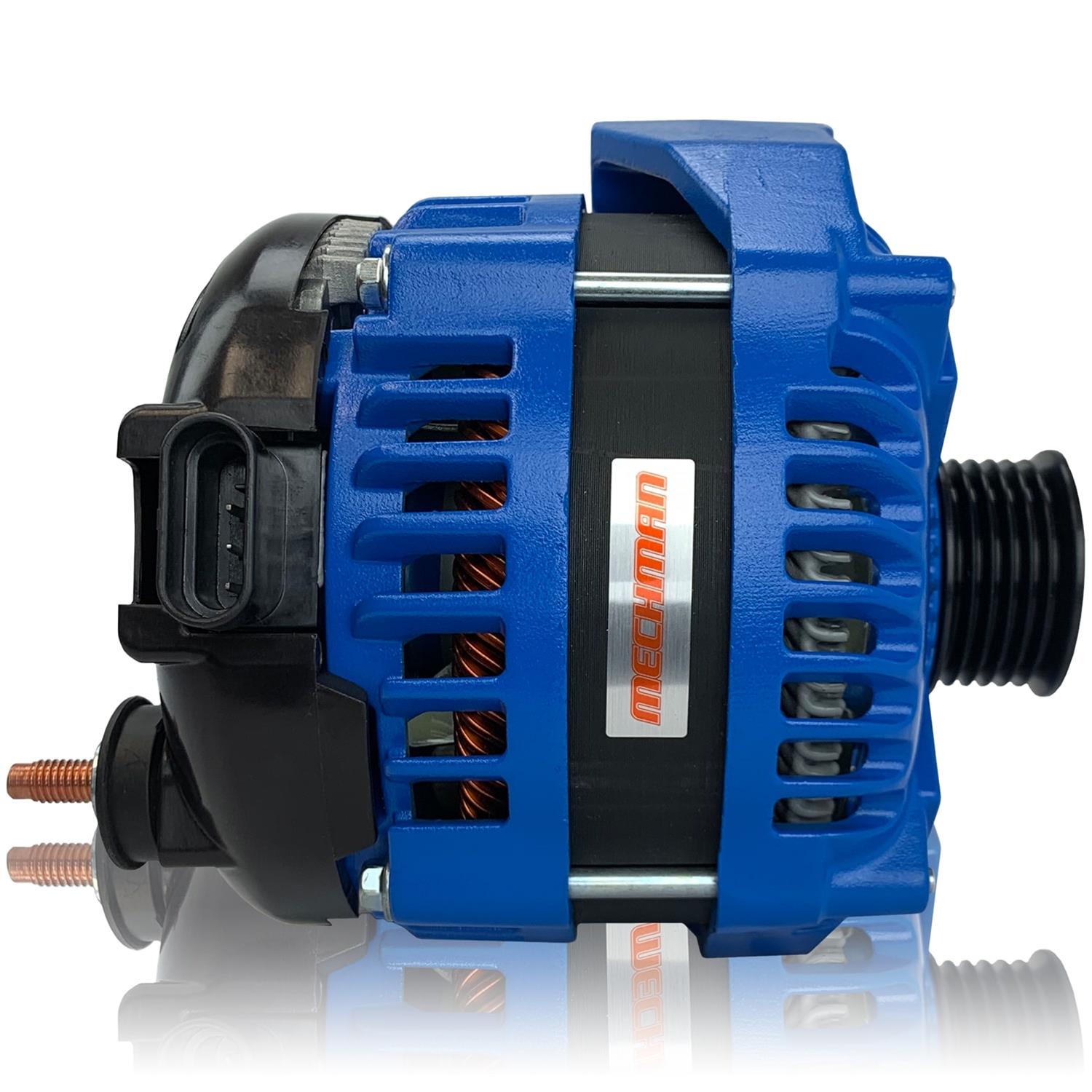 MechMan 8206400-BLUE MechMan Elite Series Cast Alternators | Summit Racing