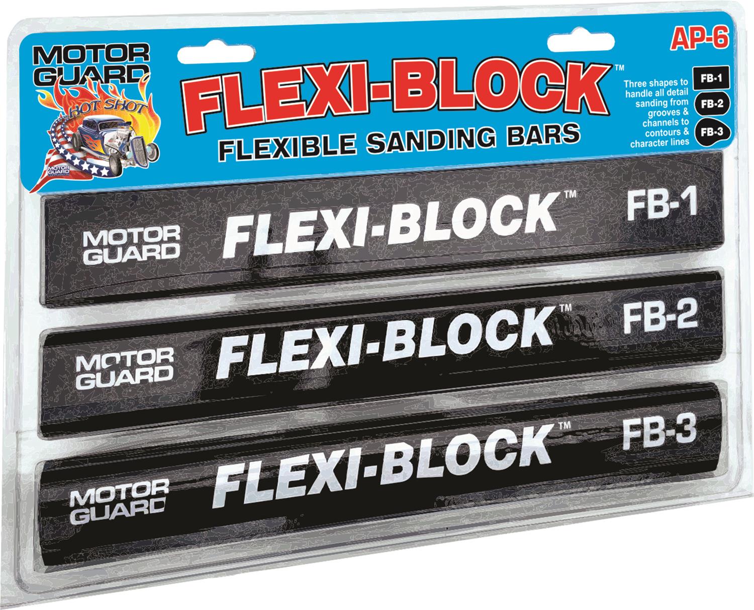 Motor Guard MCAP-6 Motor Guard Flexi-Block Sanding Blocks | Summit Racing