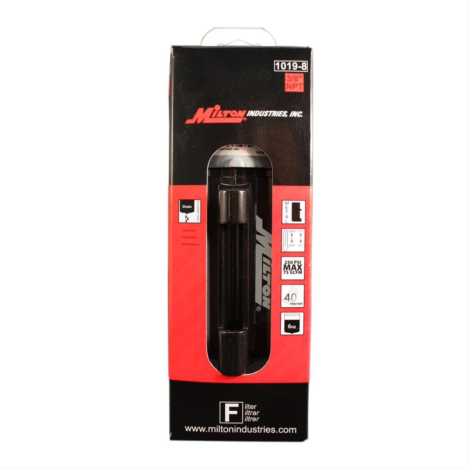 Milton Industries 1019-8 Milton Metal Compressed Air Micro Filters ...