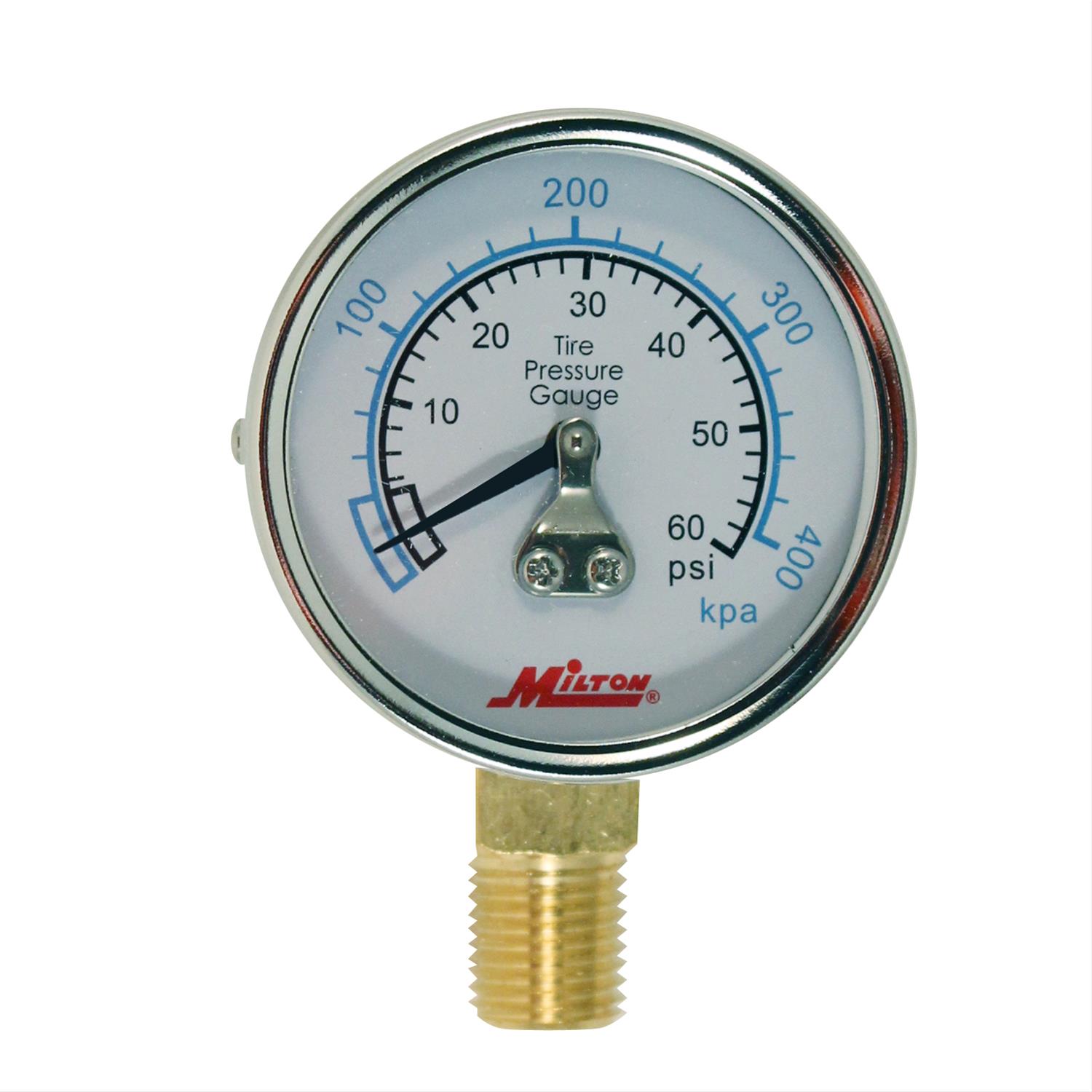 Milton Industries 1193 Milton Pressure Gauges | Summit Racing