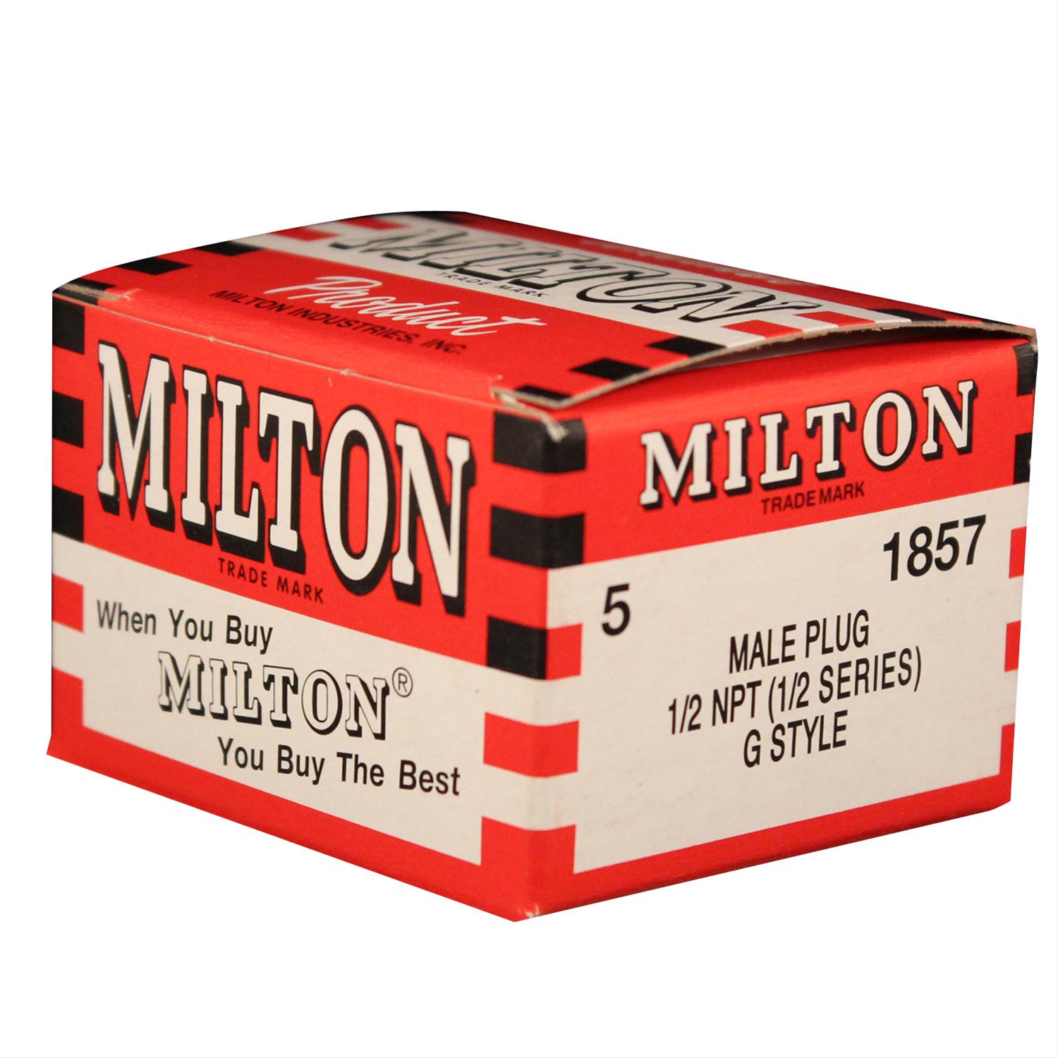 Milton Industries 1857 Milton G-Style Plugs | Summit Racing