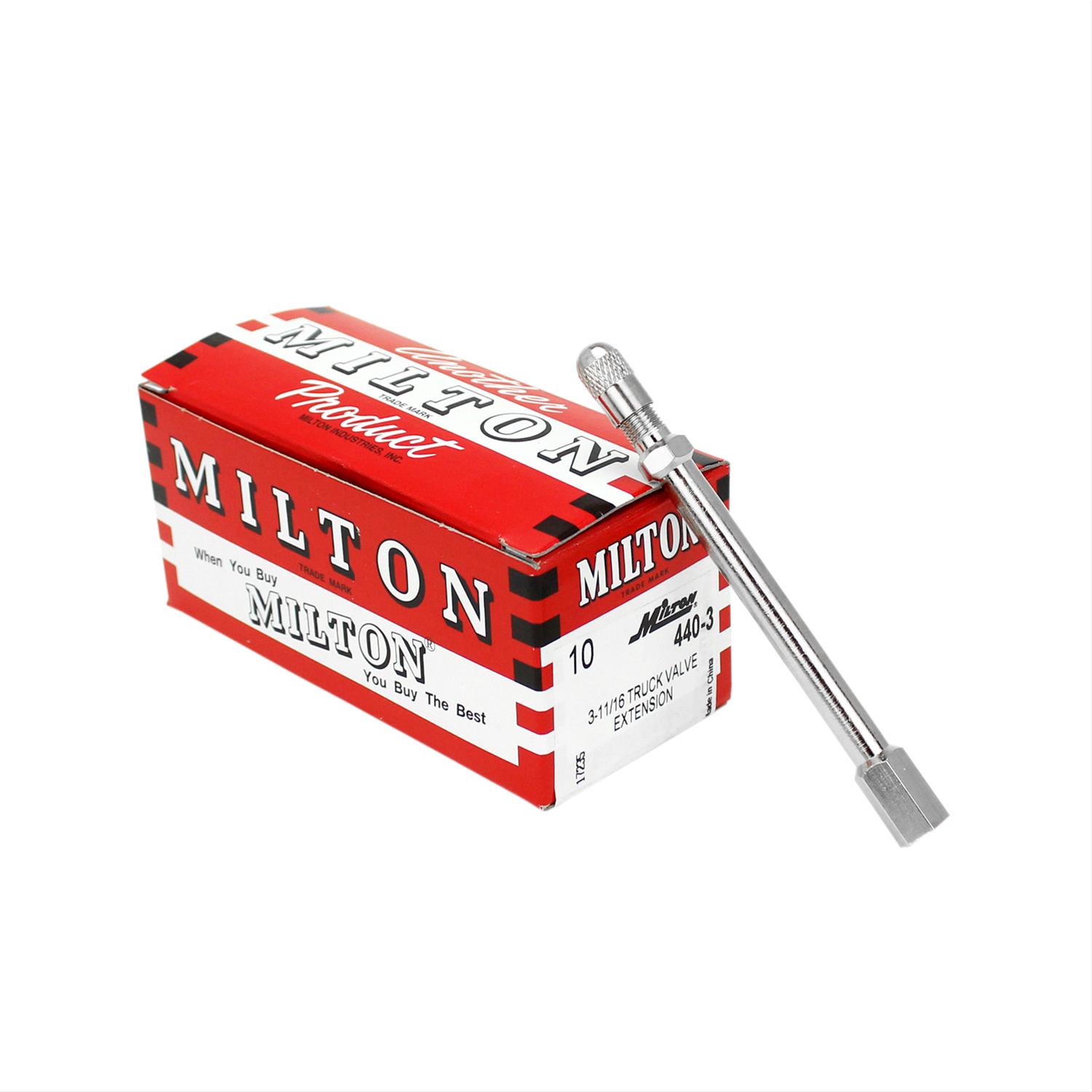 Milton Industries 440-3 Milton Valve Stem Extensions | Summit Racing