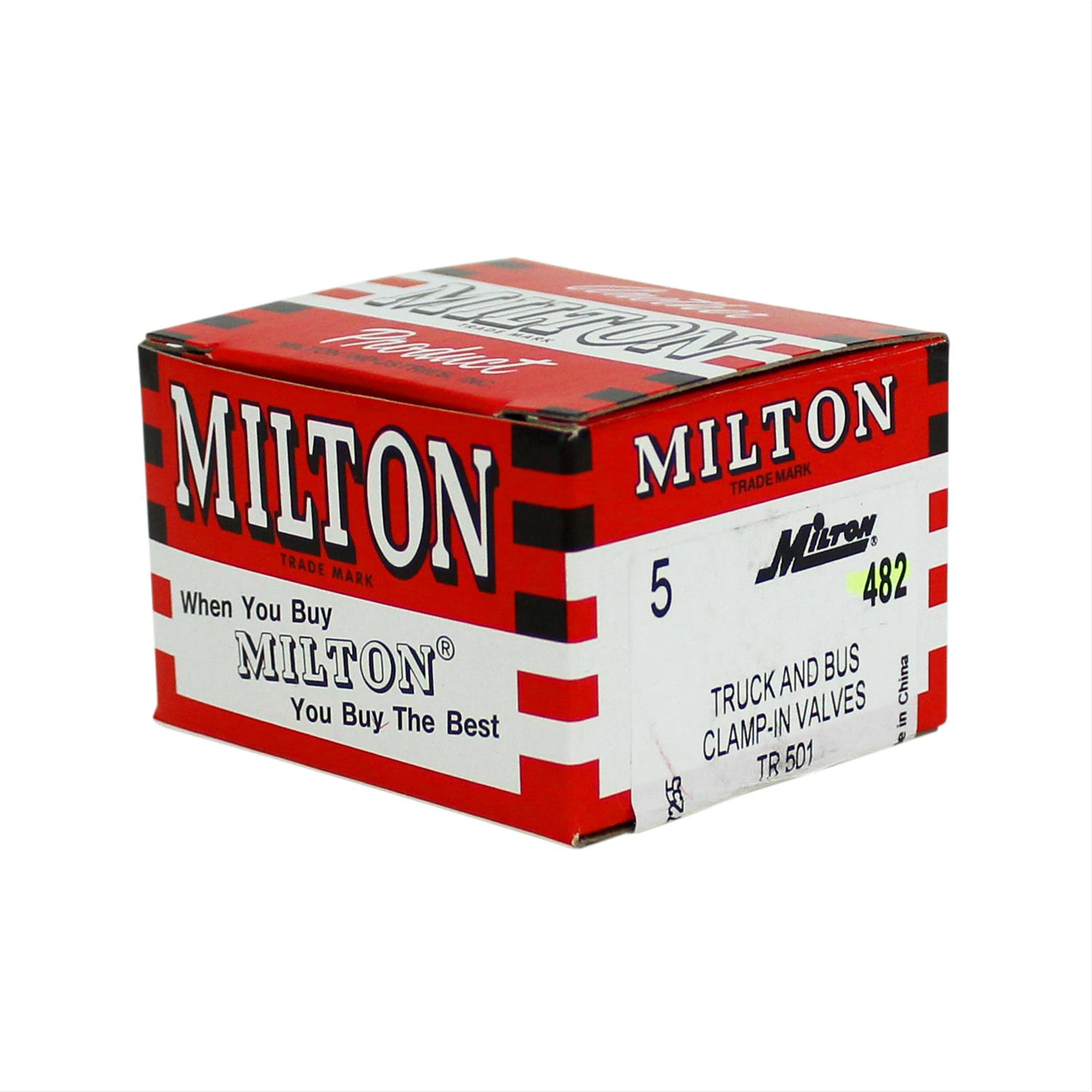 Milton Industries 482 Milton Tubeless Tire Valves | Summit Racing