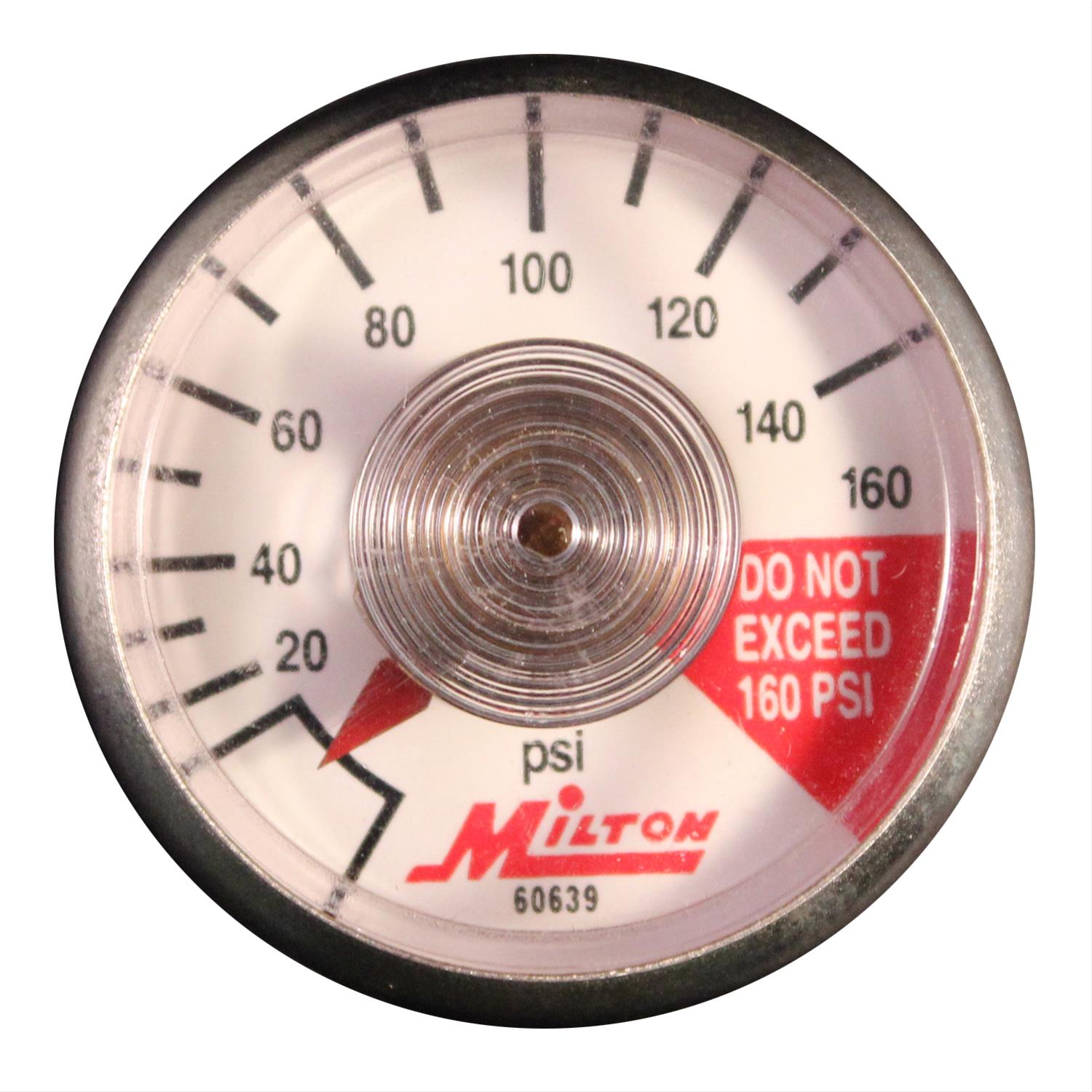 Milton Industries 638-7 Milton Pressure Gauges | Summit Racing
