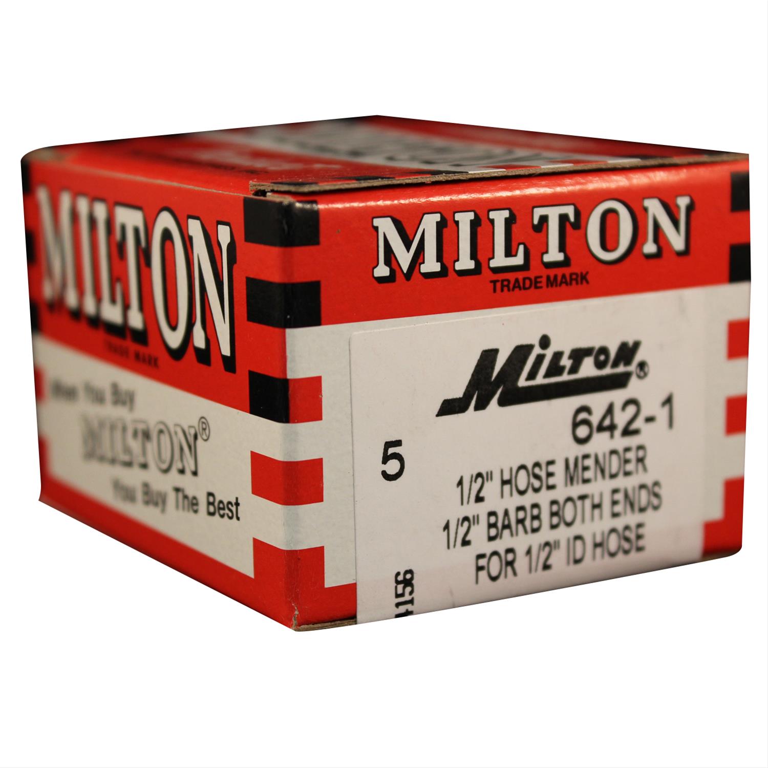 Milton Industries 642-1 Milton Hose Mender Fittings | Summit Racing