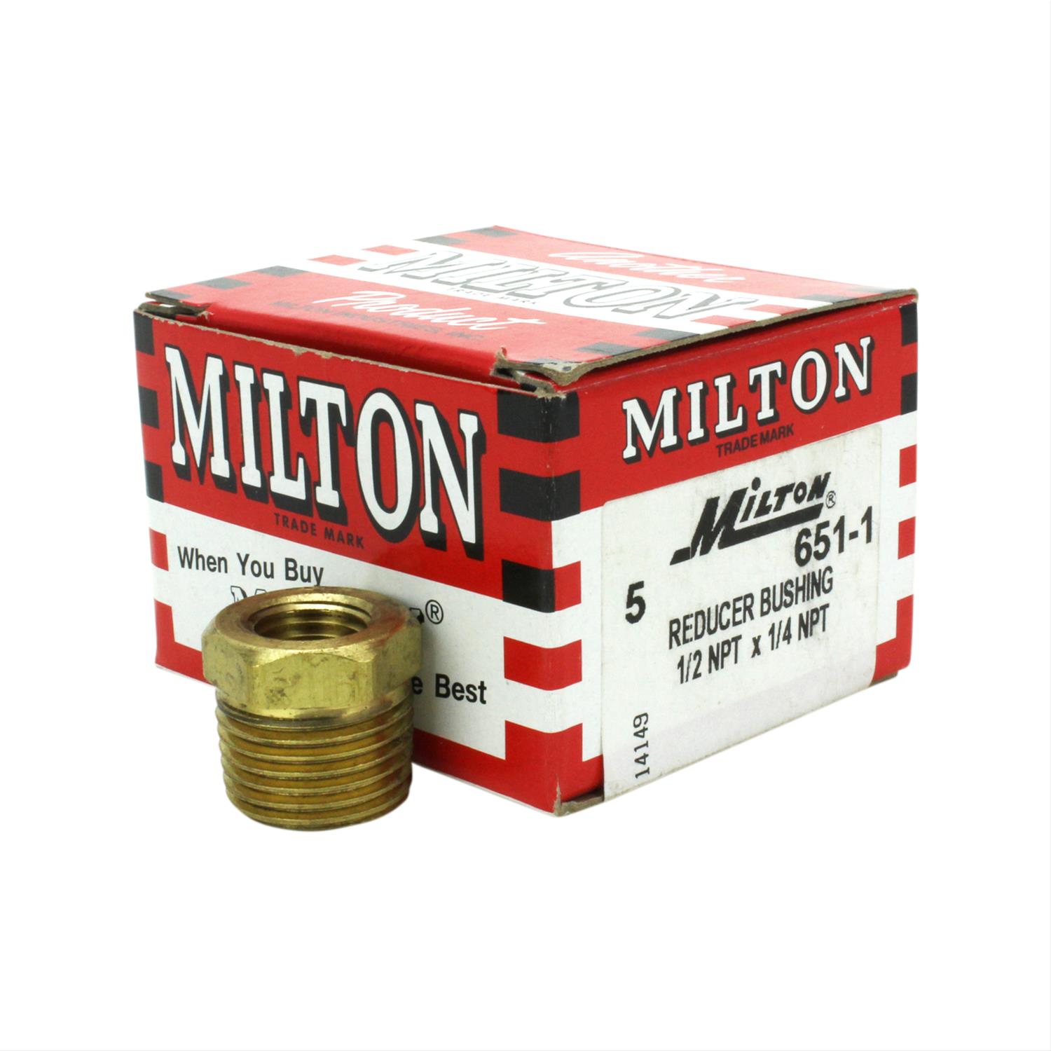 Milton Industries 651-1 Milton Reducer Hose Fittings | Summit Racing