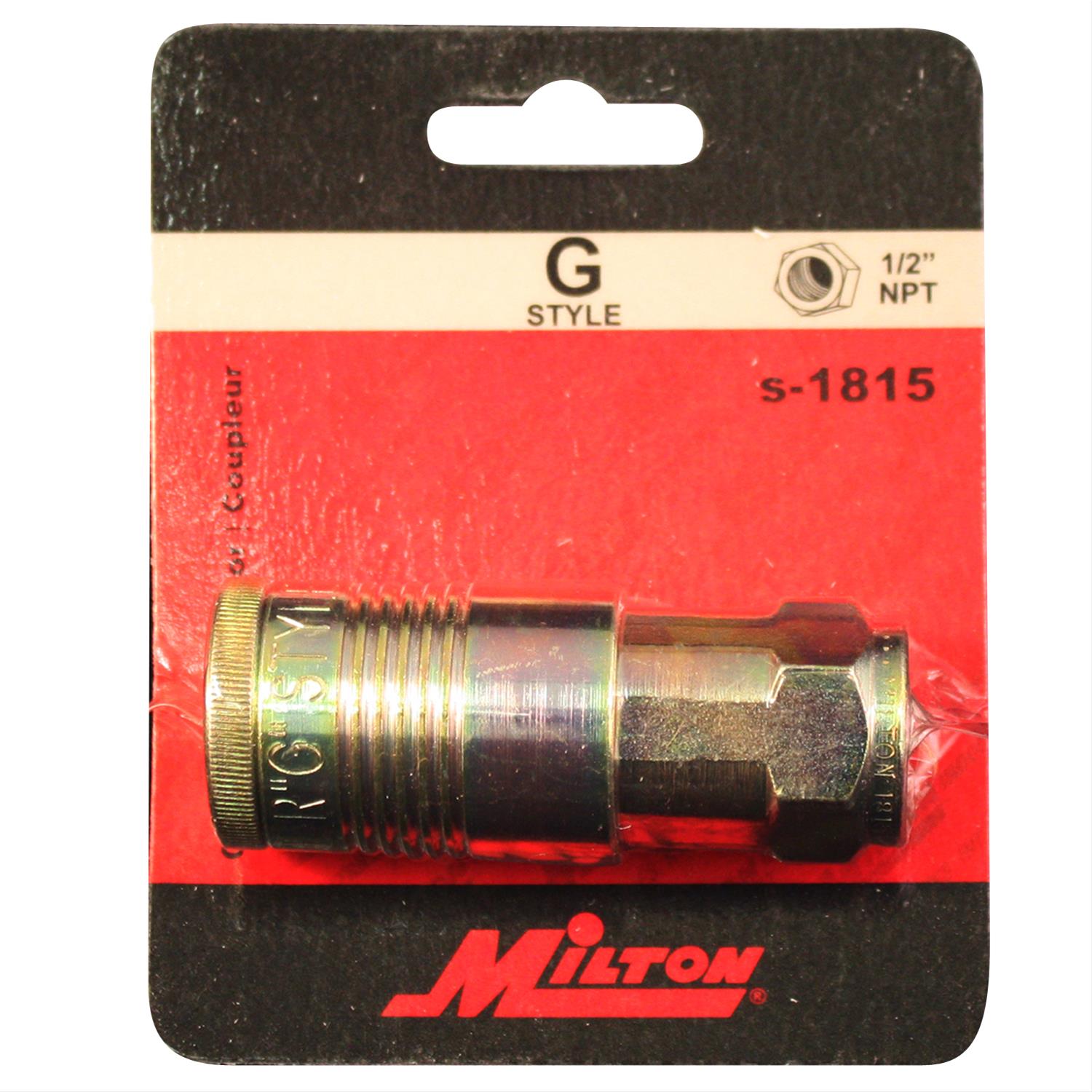 Milton Industries S-1815 Milton G-Style Air Couplers | Summit Racing