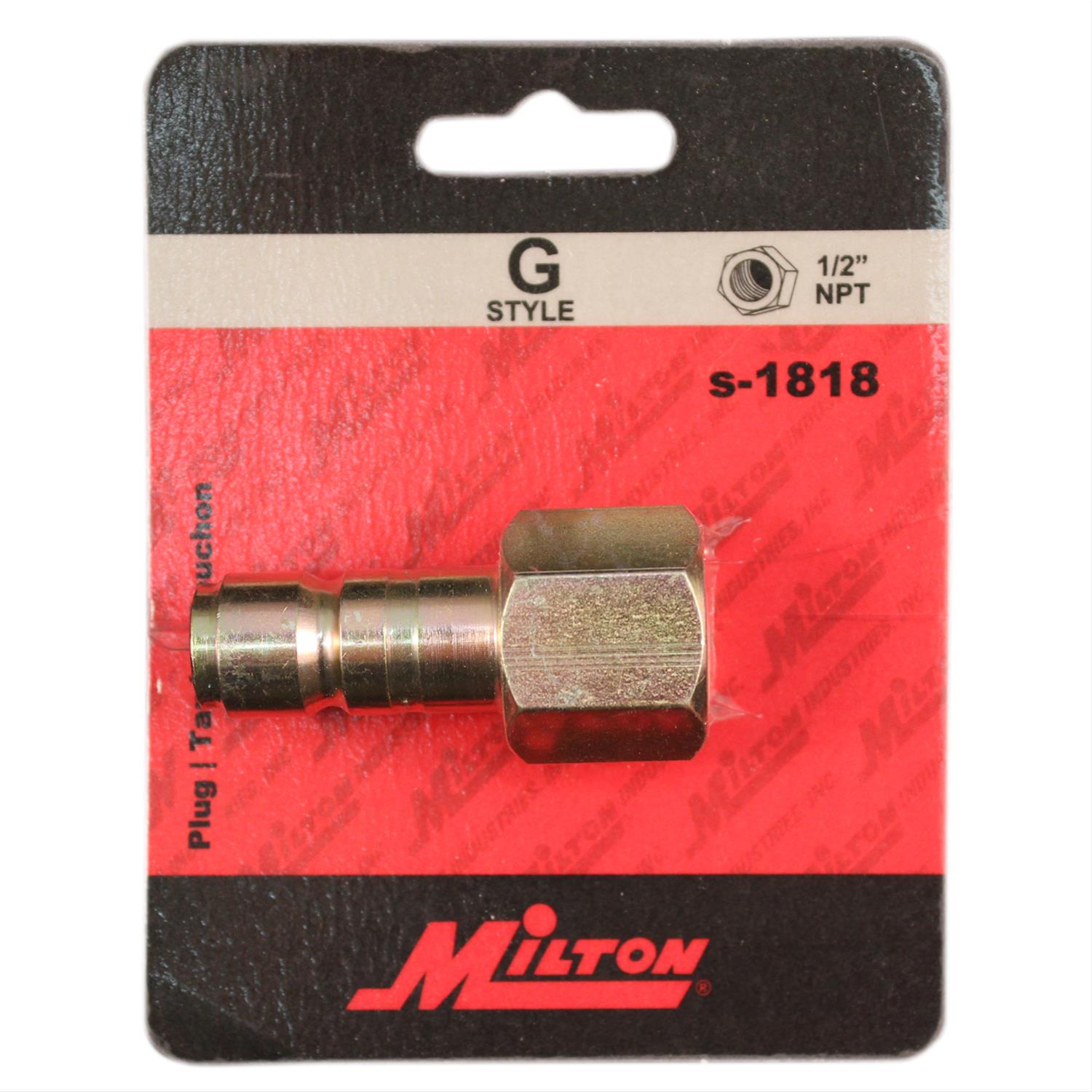 Milton Industries S-1818 Milton G-Style Plugs | Summit Racing