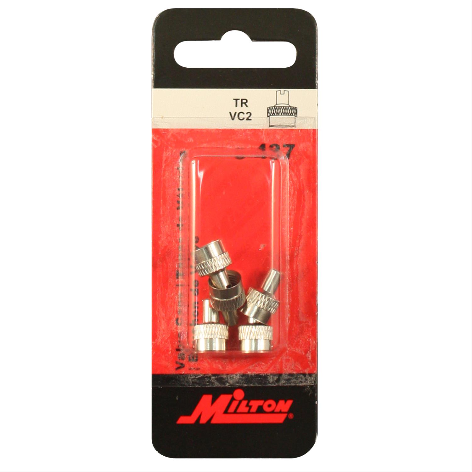 Milton Industries MIS-437 Milton TR VC2 Valve Caps | Summit Racing
