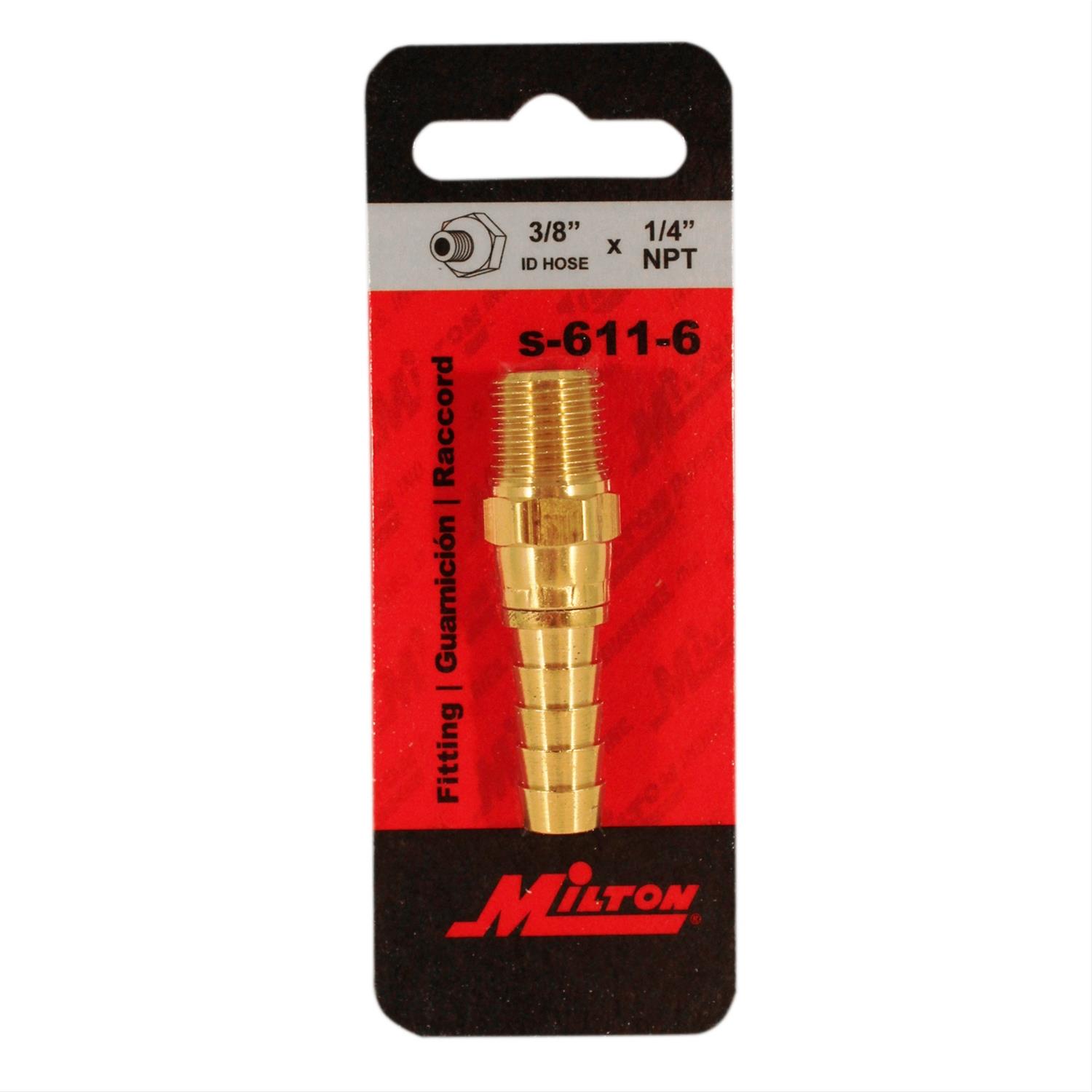 Milton Industries S-611-6 Milton Swivel Hose End Fittings | Summit Racing