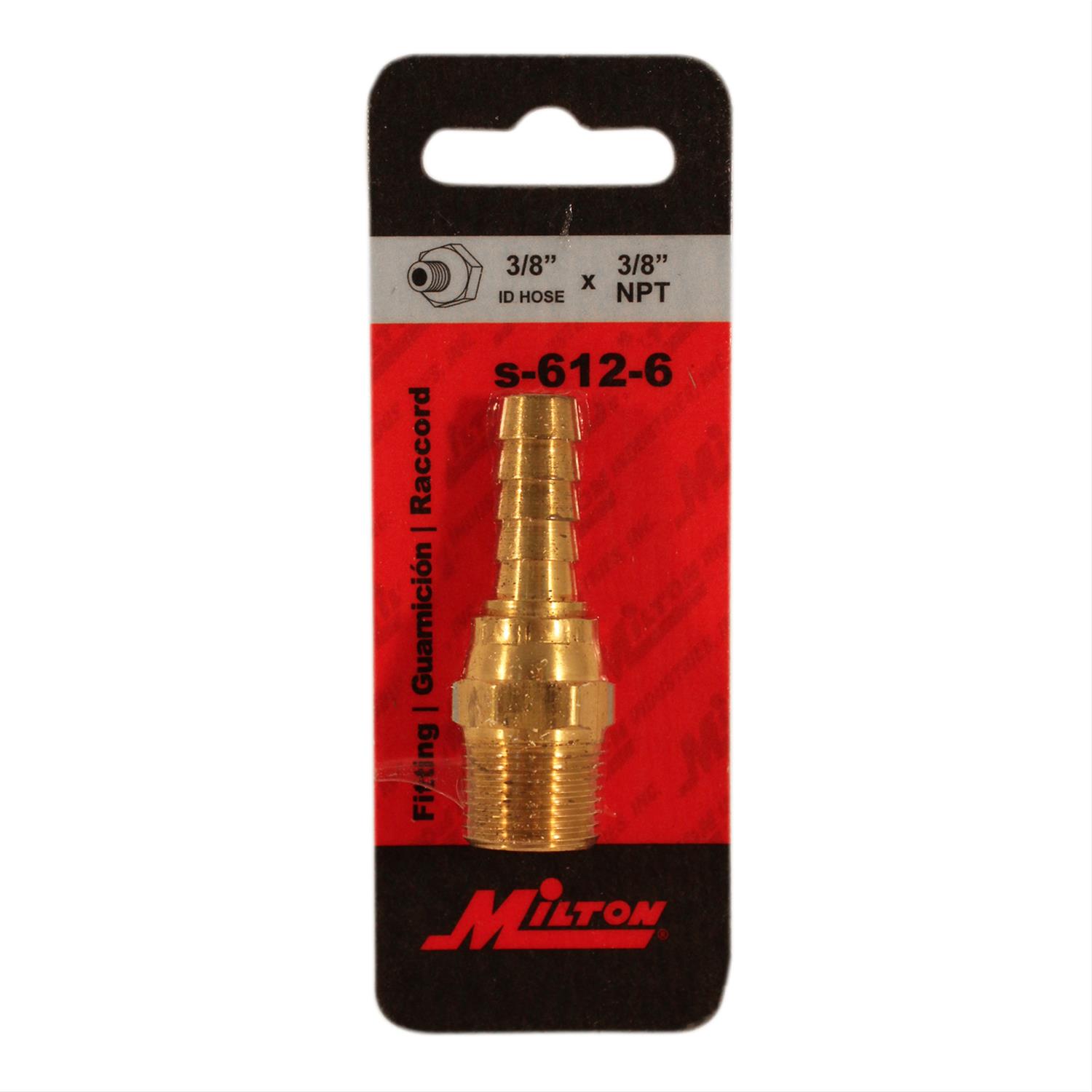 Milton Industries S-612-6 Milton Swivel Hose End Fittings | Summit Racing