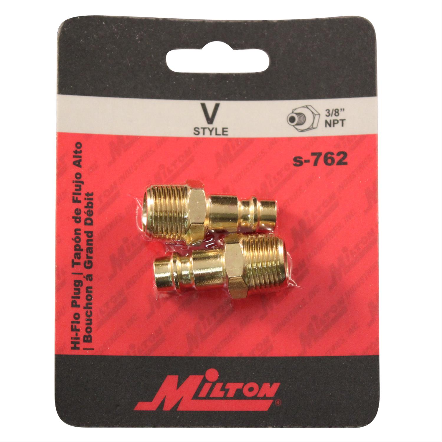 Milton Industries S-762 Milton V-Style Plugs | Summit Racing