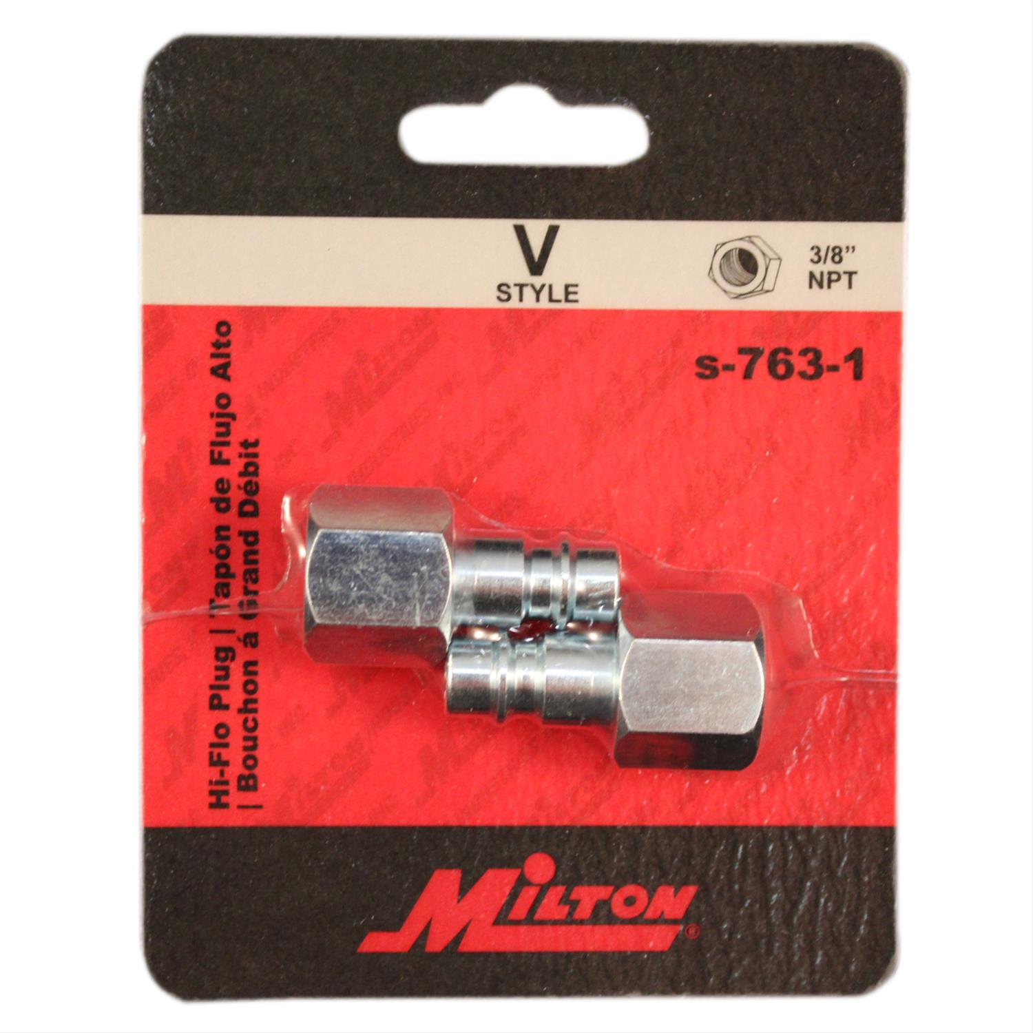 Milton Industries S-763-1 Milton V-Style Plugs | Summit Racing