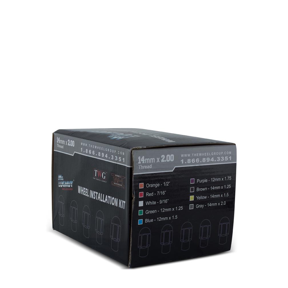 Mr. Lugnut 5096PK8-BLK Mr. Lugnut Lug Nut Installation Kits | Summit Racing