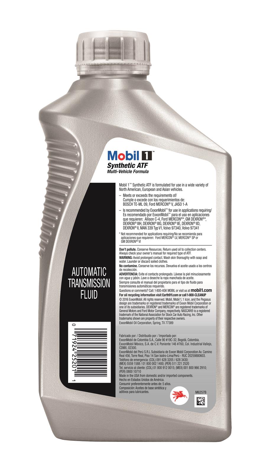 Mobil 1 112980 Mobil 1 Synthetic ATF | Summit Racing