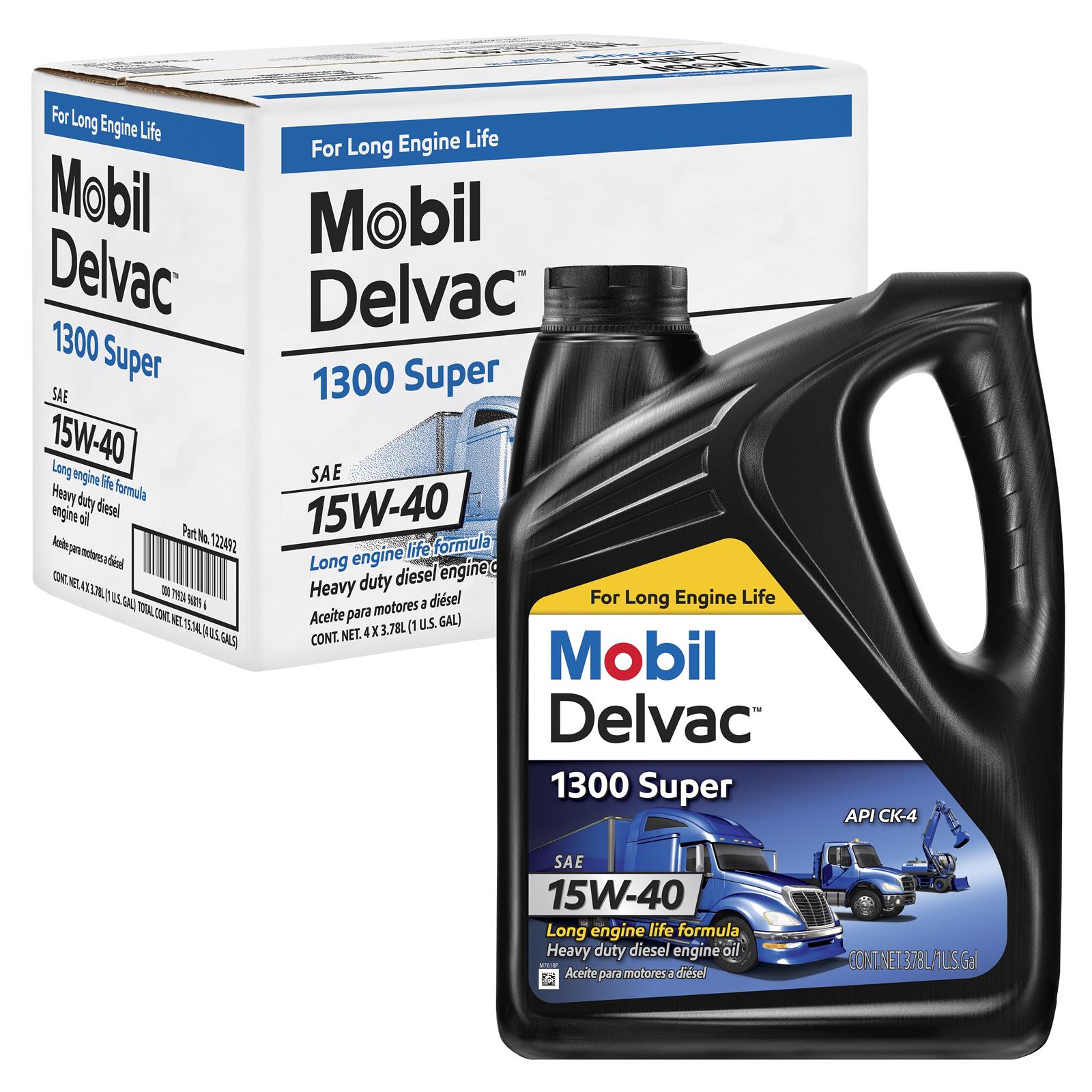 Mobil 122492 Mobil Delvac 1300 Super Motor Oil | Summit Racing