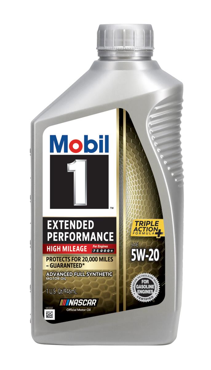 Mobil 123839 Mobil 1 Extended Performance High Mileage Motor Oil ...