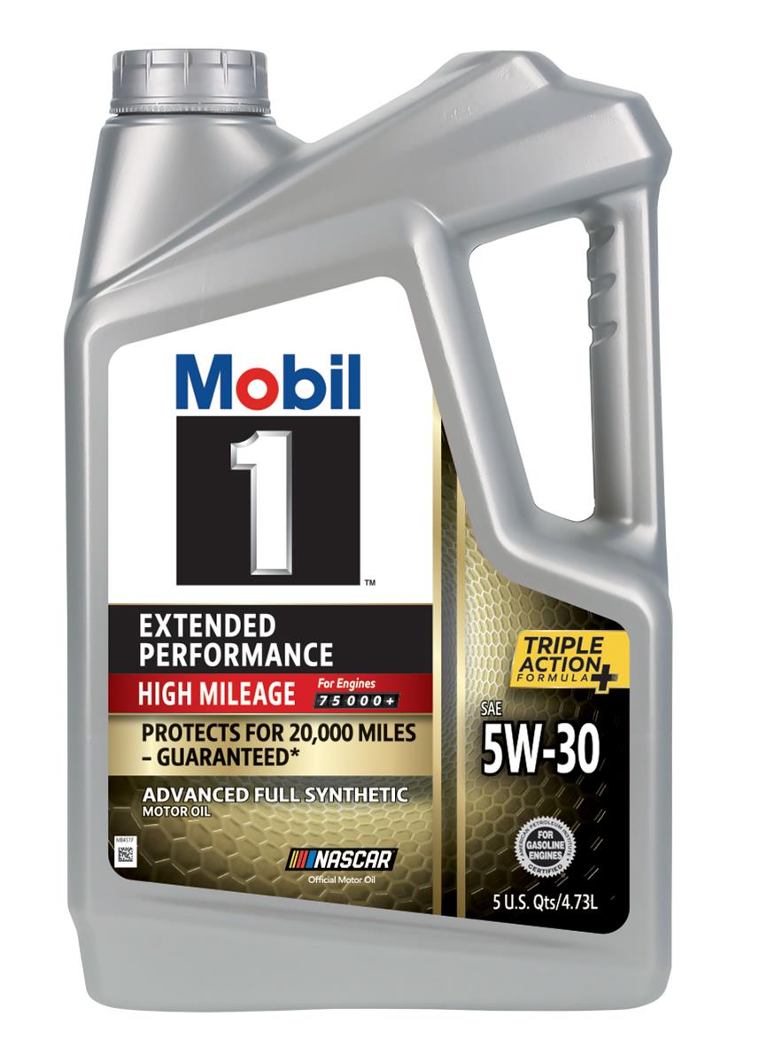 Mobil 123843 Mobil 1 Extended Performance High Mileage Motor Oil ...