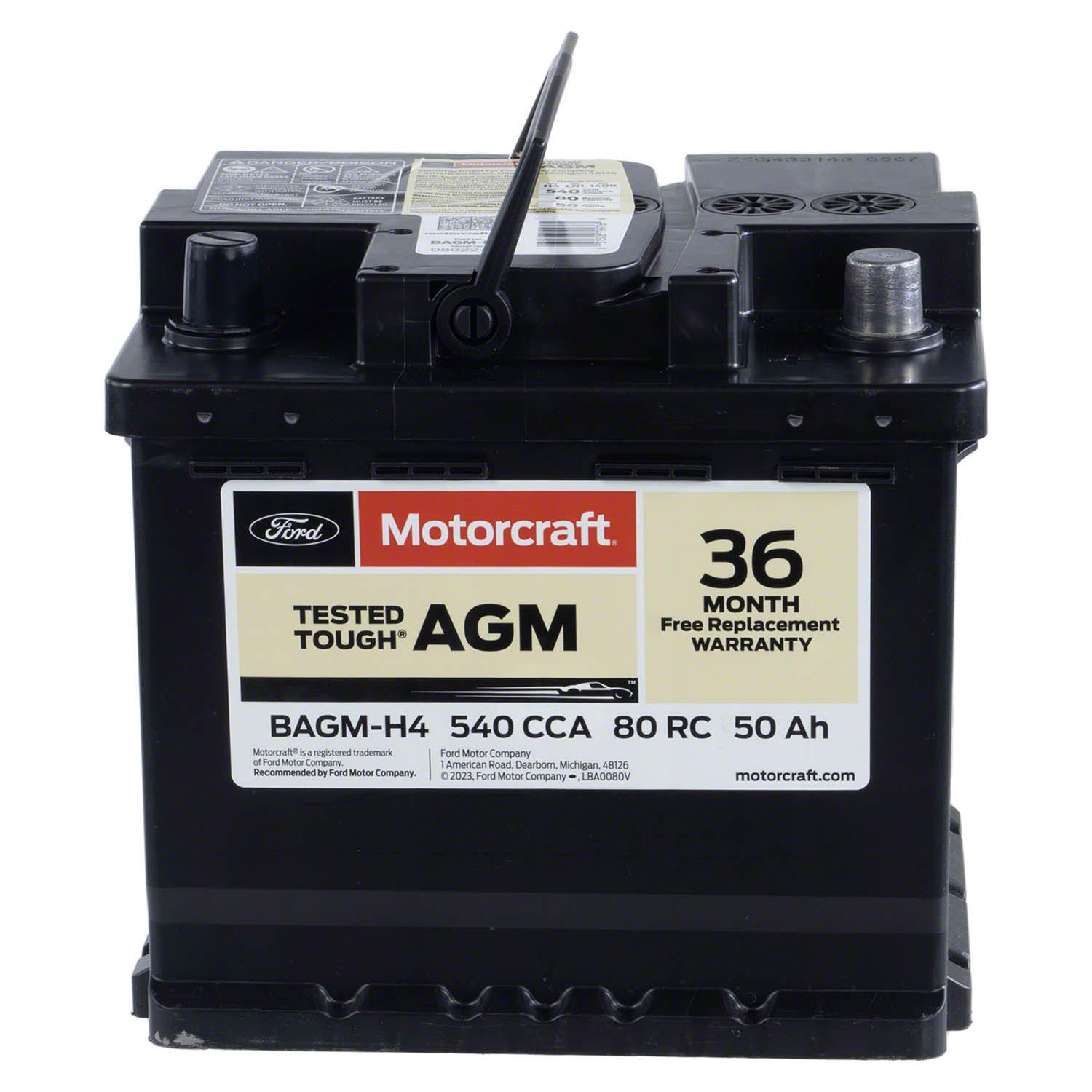 Motorcraft BAGMH4 Motorcraft Tested Tough AGM Batteries | Summit Racing