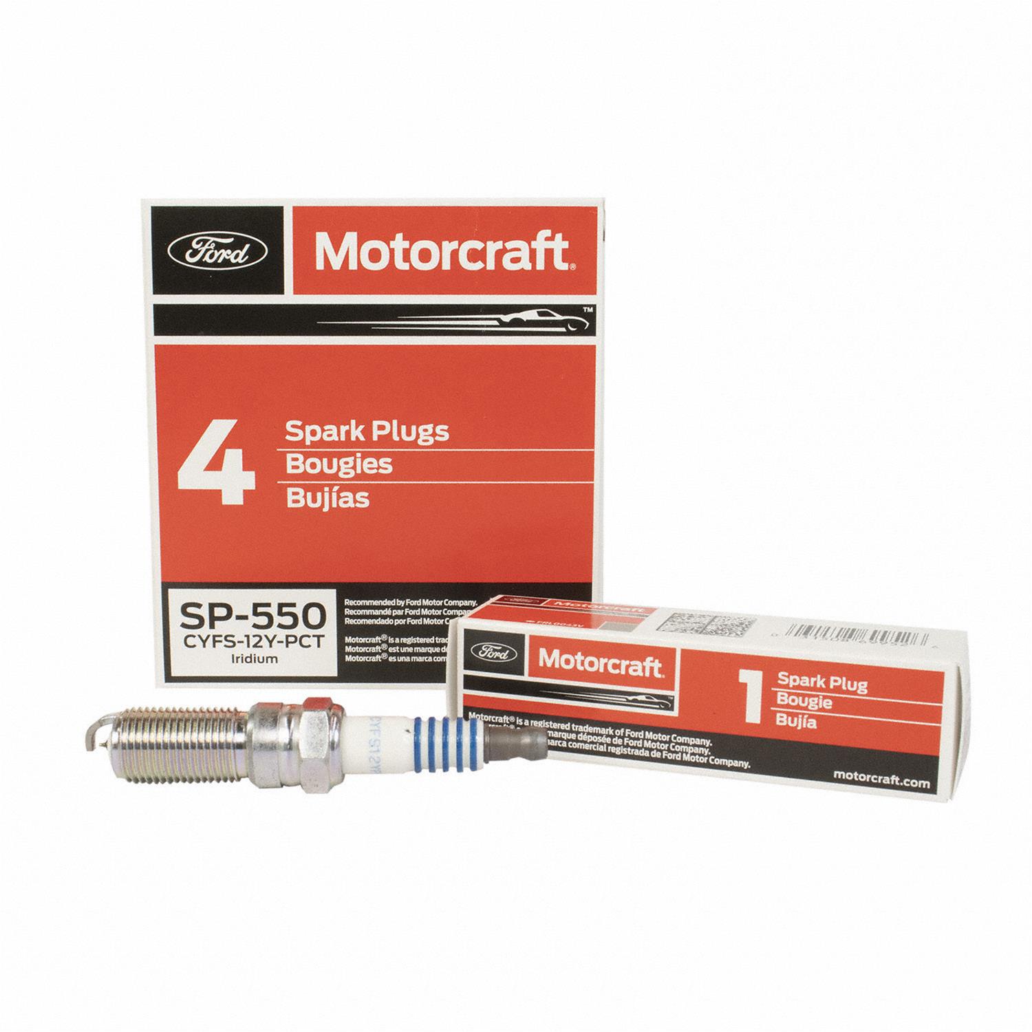 2018 FORD F 150 Motorcraft CYFS12YPCT Motorcraft Iridium Spark Plugs ...