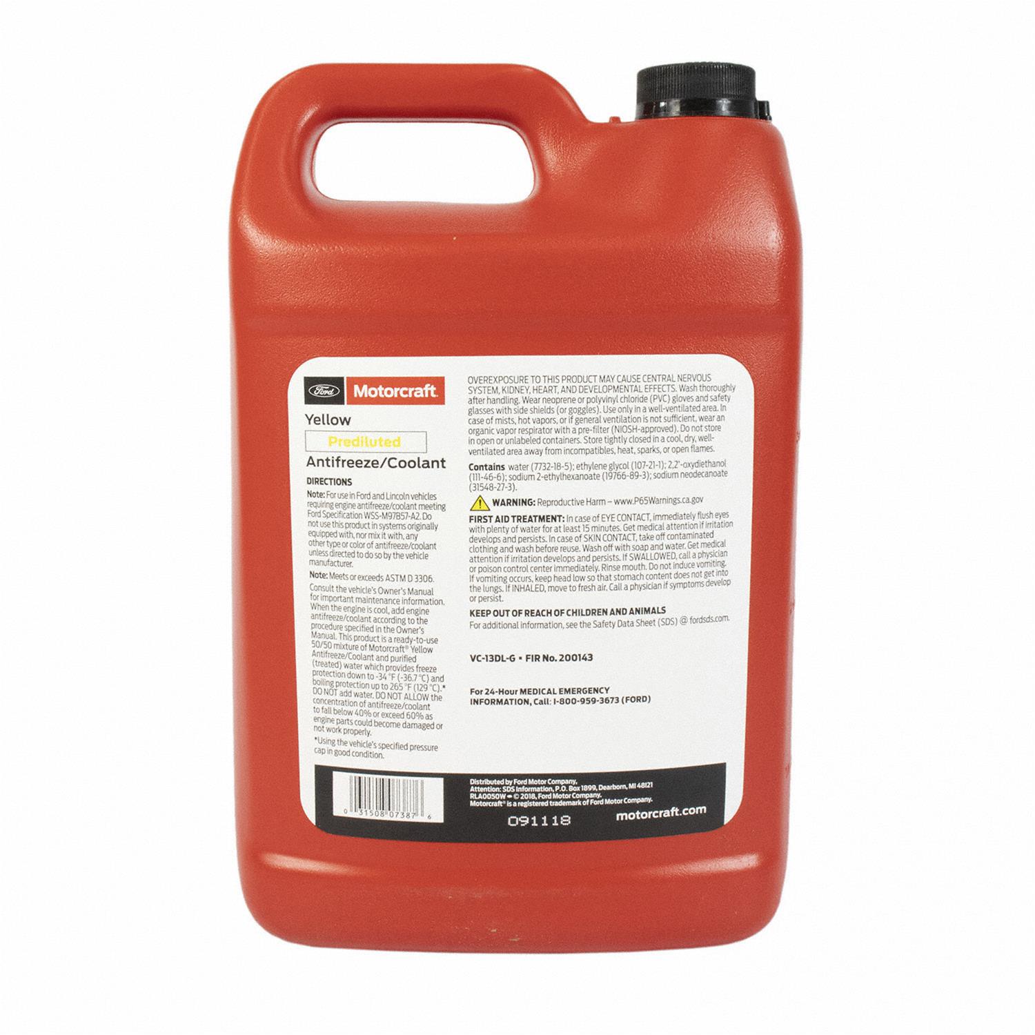 Motorcraft VC13DLG Motorcraft Prediluted Antifreeze | Summit Racing