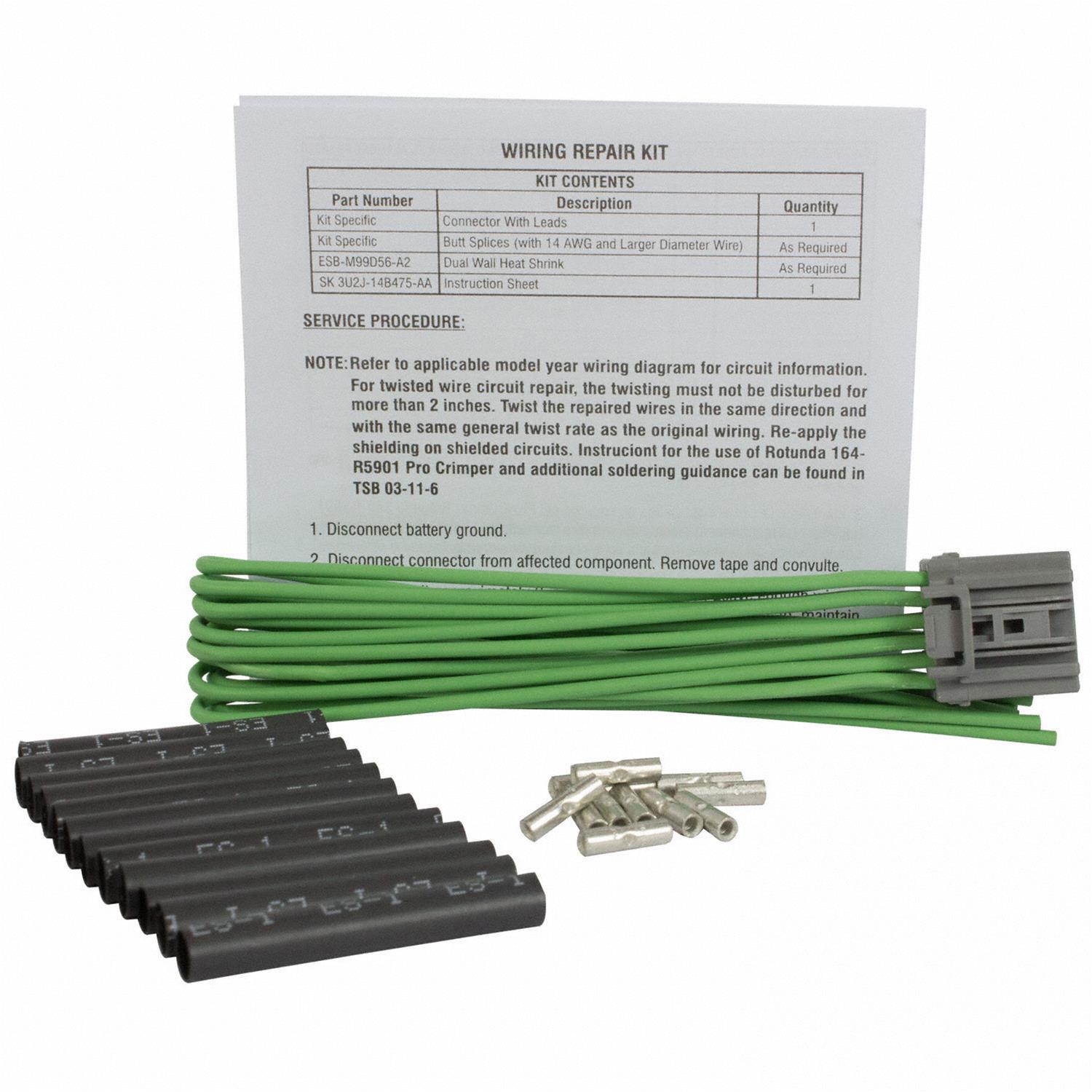 Motorcraft 9U2Z14S411ZA Motorcraft Wiring Connectors | Summit Racing