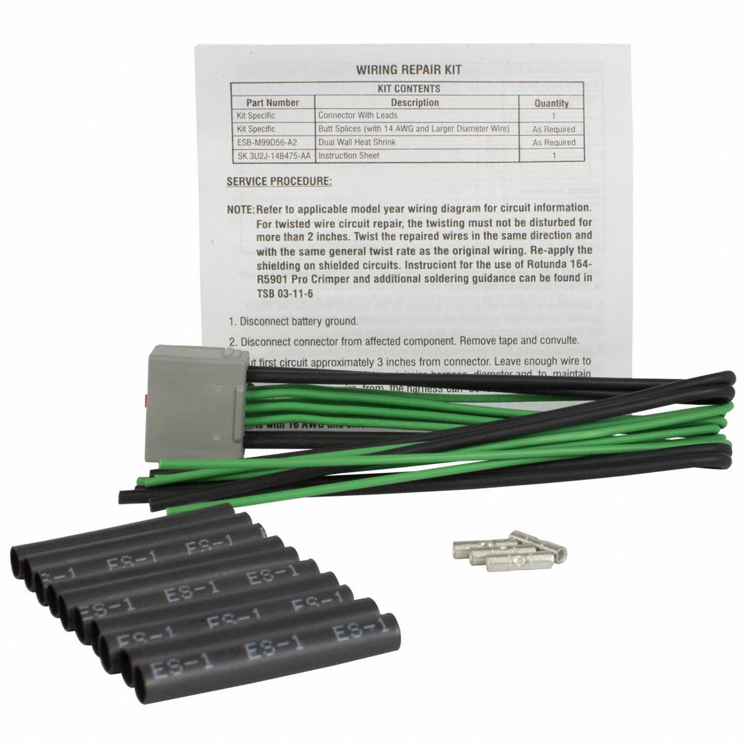 Motorcraft 3U2Z14S411RJB Motorcraft Wiring Connectors | Summit Racing