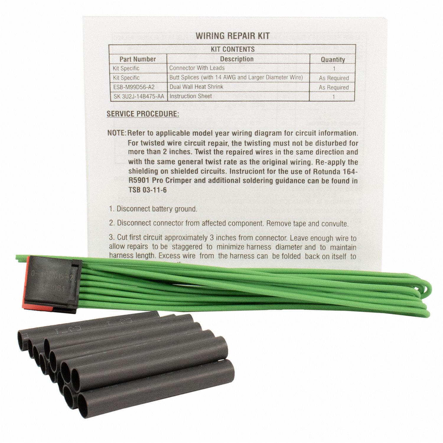 Motorcraft BU2Z14S411UA Motorcraft Wiring Connectors | Summit Racing