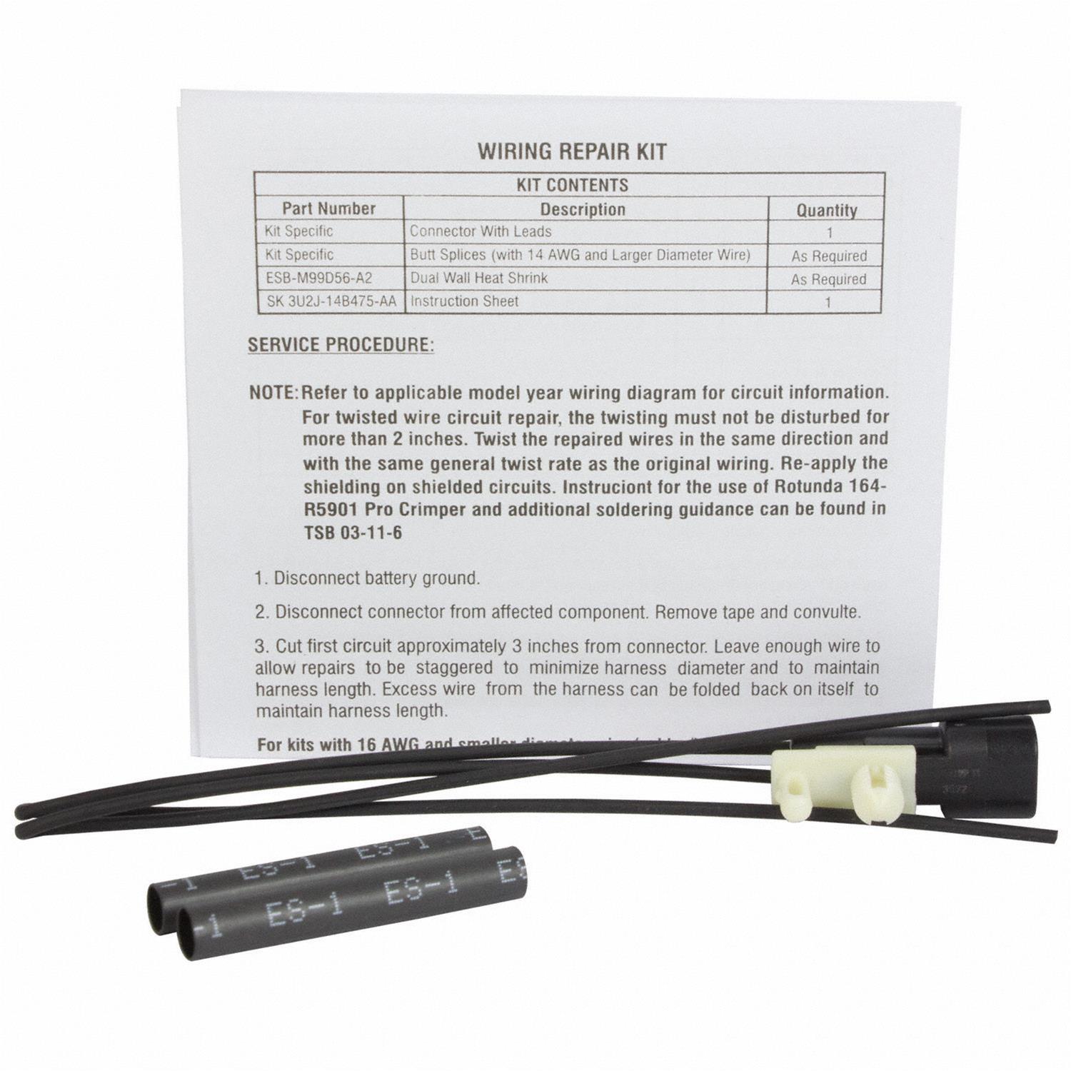 Motorcraft BU2Z14S411AKA Motorcraft Wiring Connectors | Summit Racing