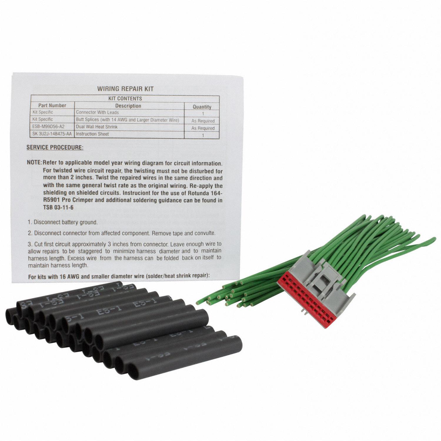 Motorcraft 3U2Z14S411FCB Motorcraft Wiring Connectors | Summit Racing