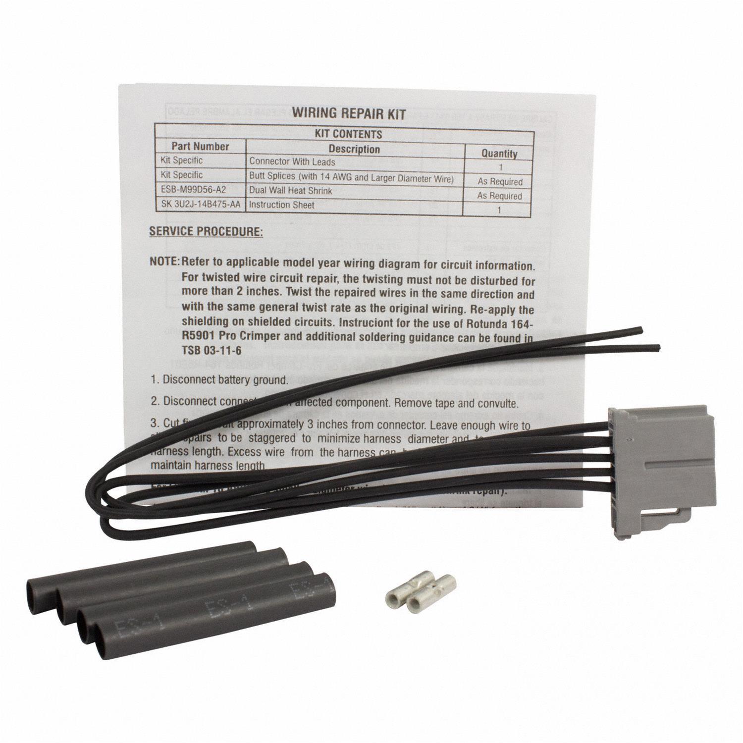 Motorcraft DU2Z14S411MA Motorcraft Wiring Connectors | Summit Racing