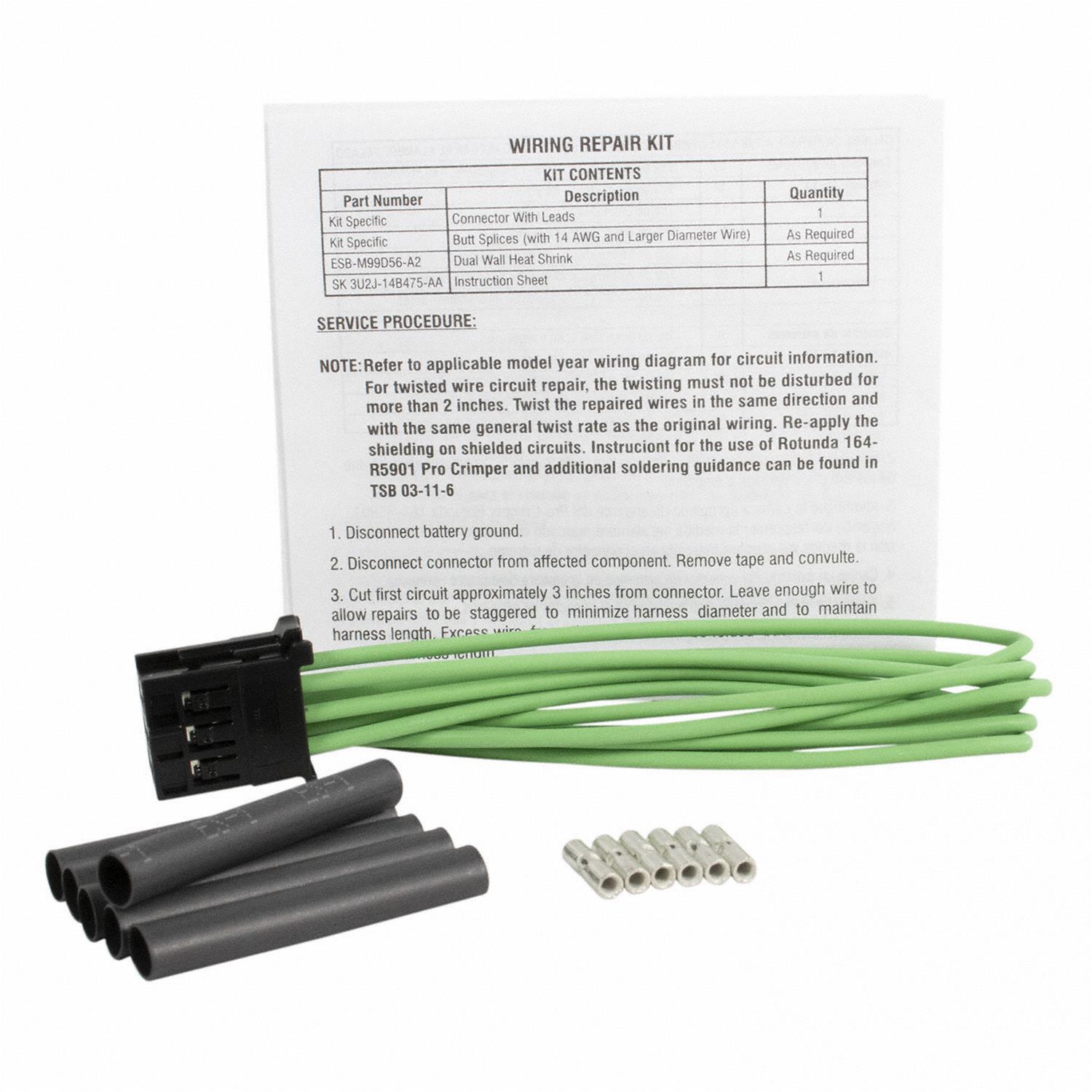 Motorcraft DU2Z14S411VA Motorcraft Wiring Connectors | Summit Racing