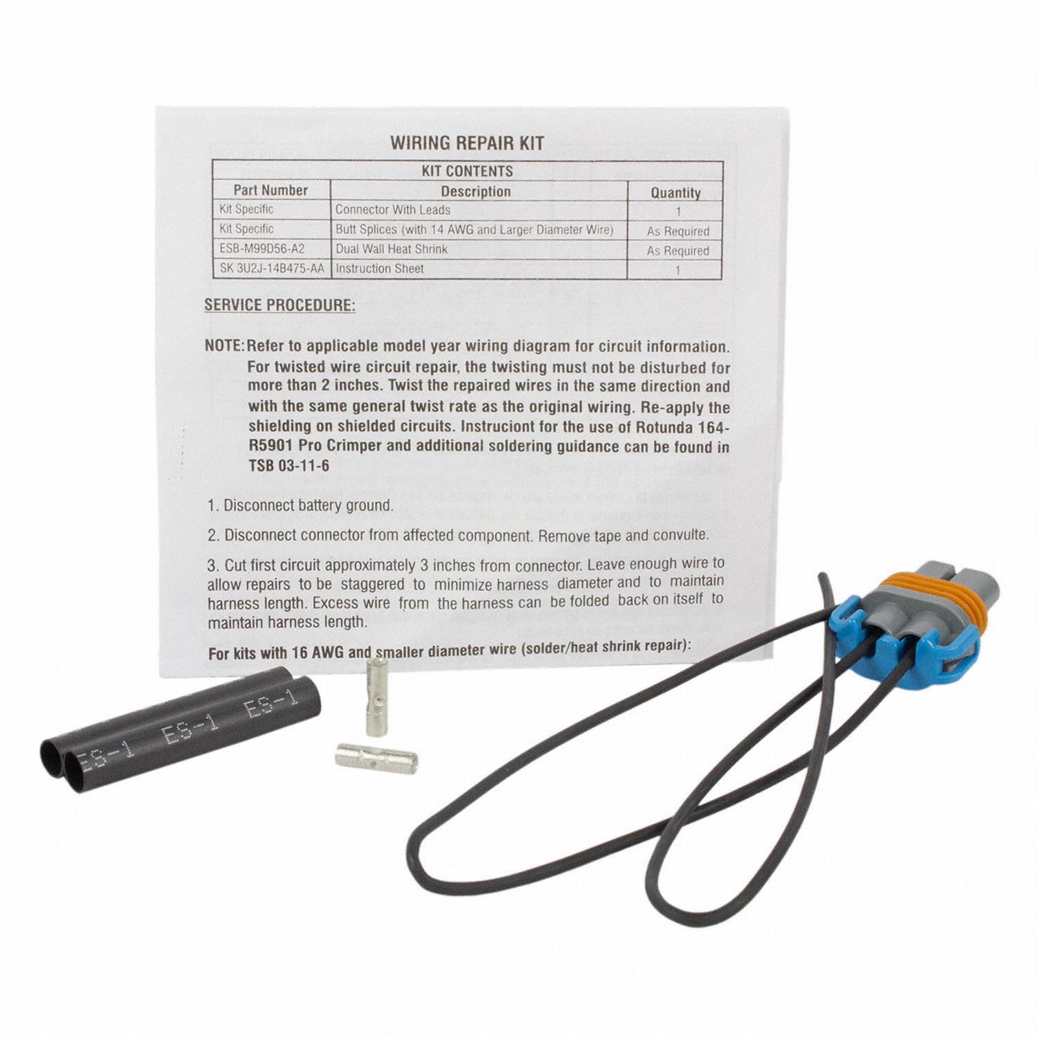Motorcraft EU2Z14S411JA Motorcraft Wiring Connectors | Summit Racing
