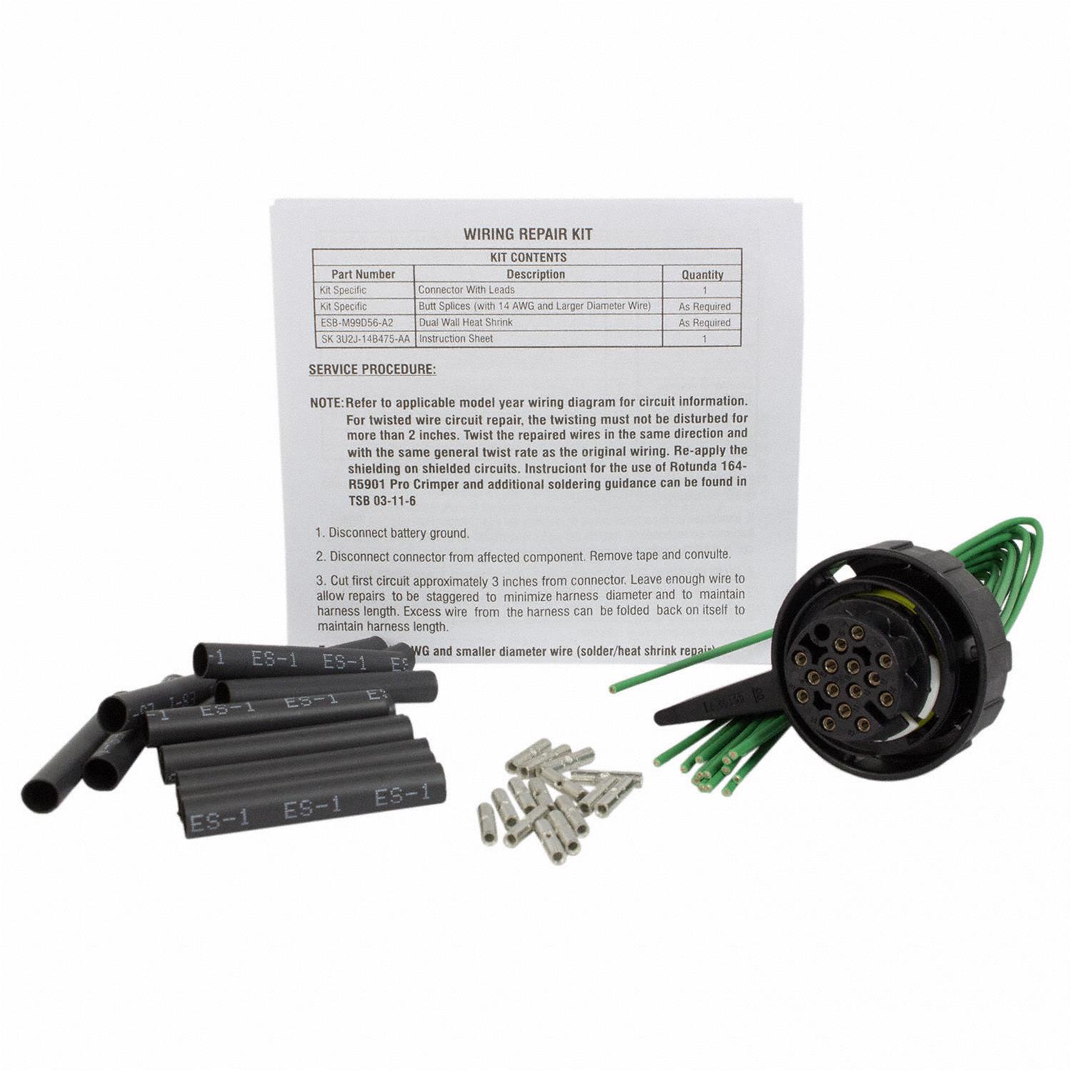 Motorcraft EU2Z14S411HA Motorcraft Wiring Connectors | Summit Racing
