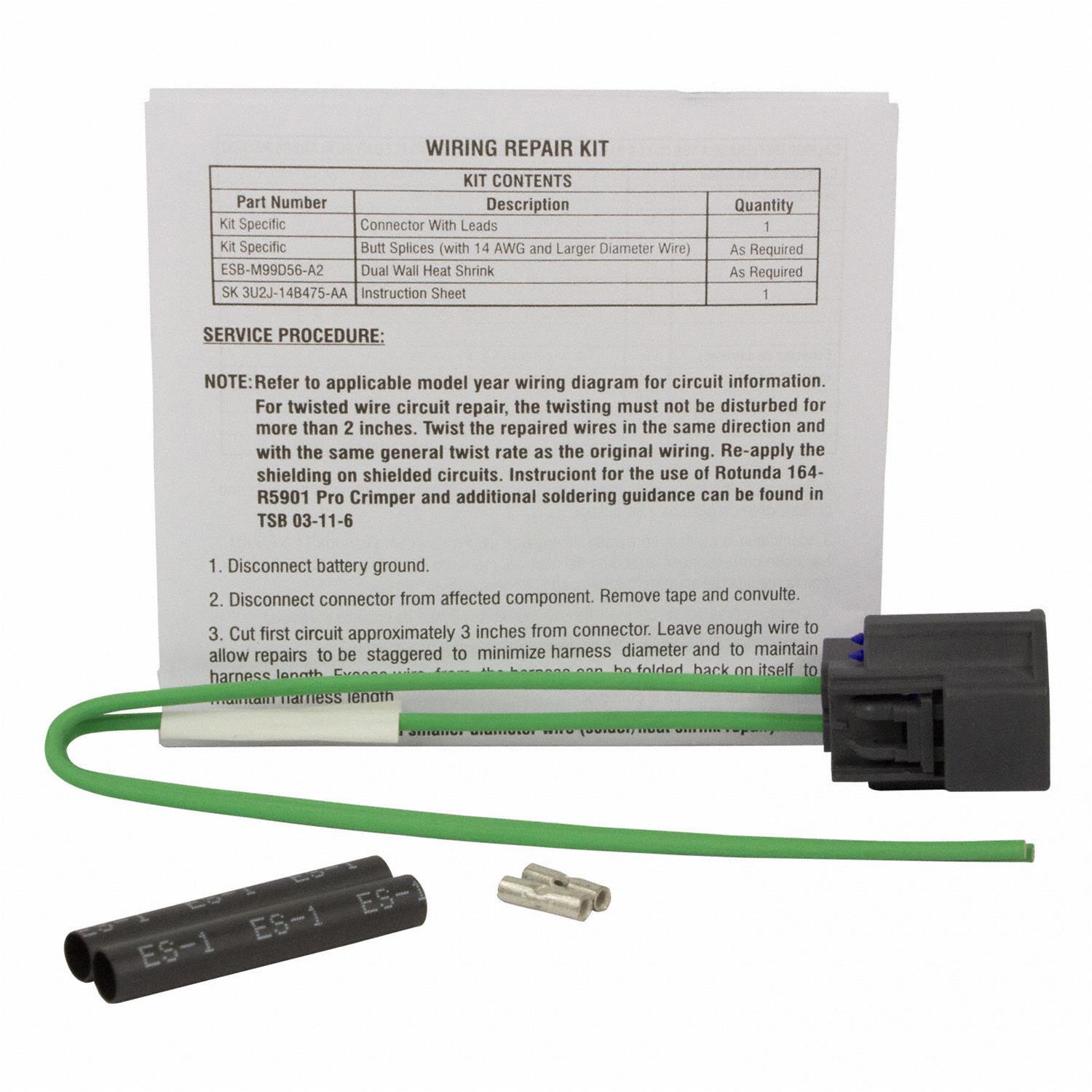 Motorcraft DU2Z14S411KB Motorcraft Wiring Connectors | Summit Racing