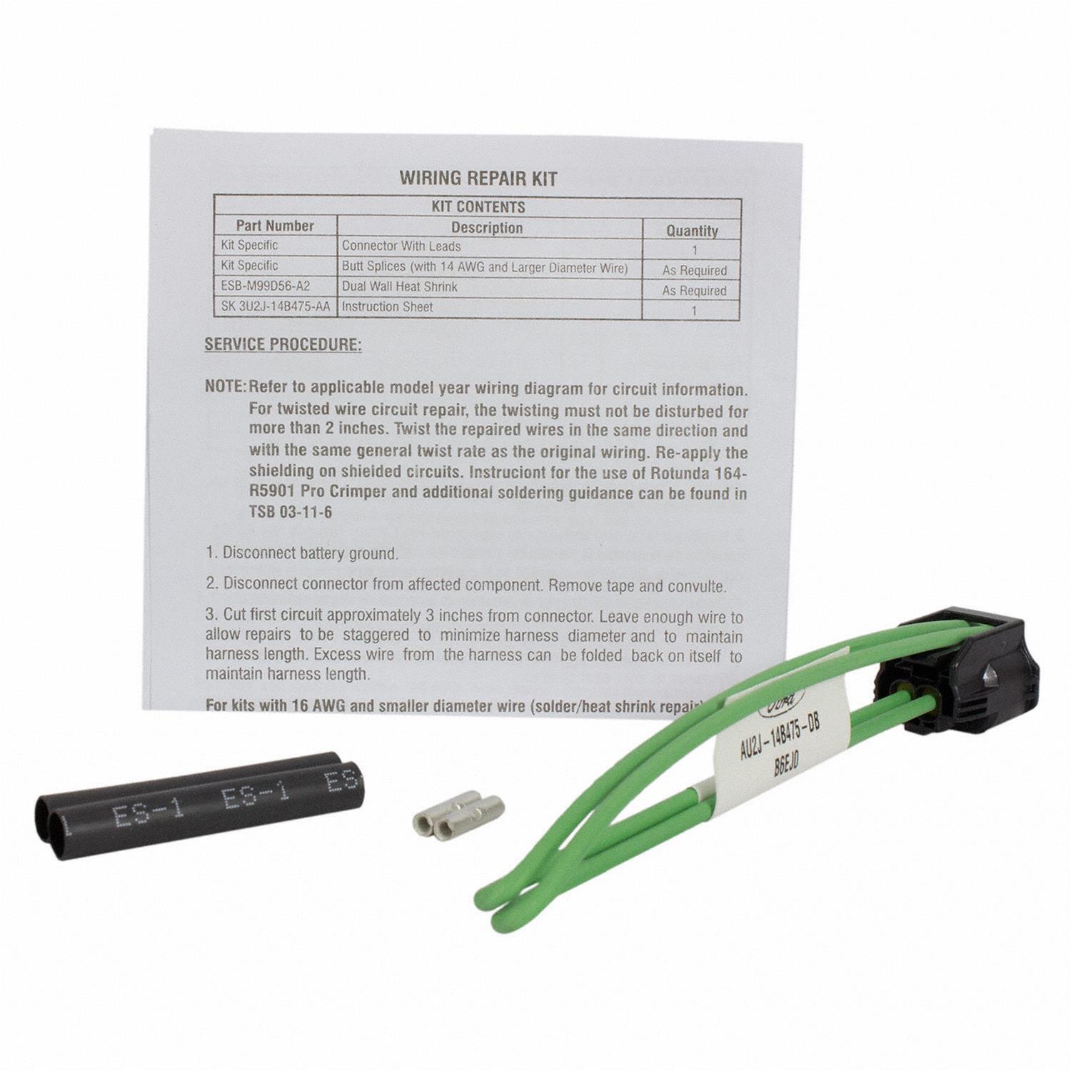 Motorcraft AU2Z14S411DB Motorcraft Wiring Connectors | Summit Racing