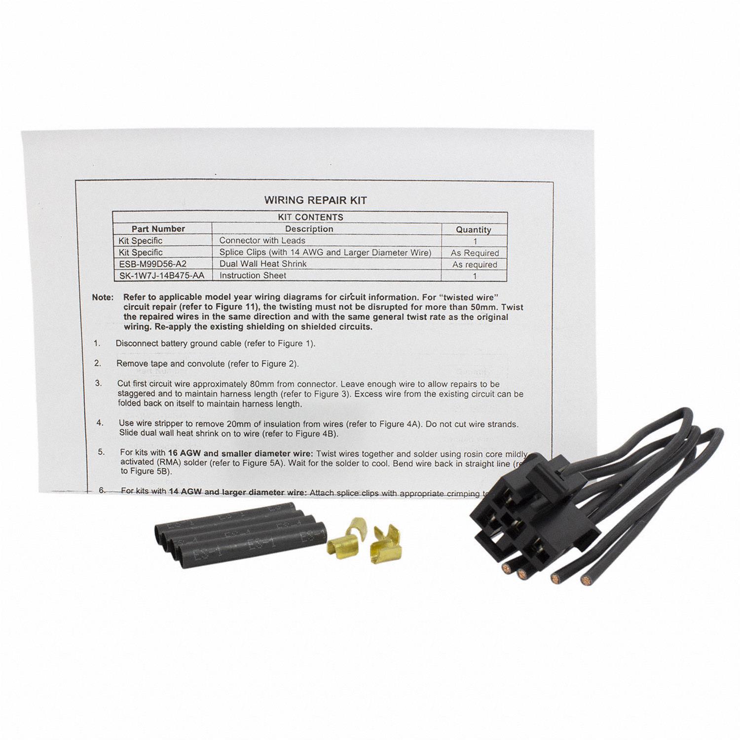 Motorcraft 1U2Z14S411NB Motorcraft Wiring Connectors | Summit Racing