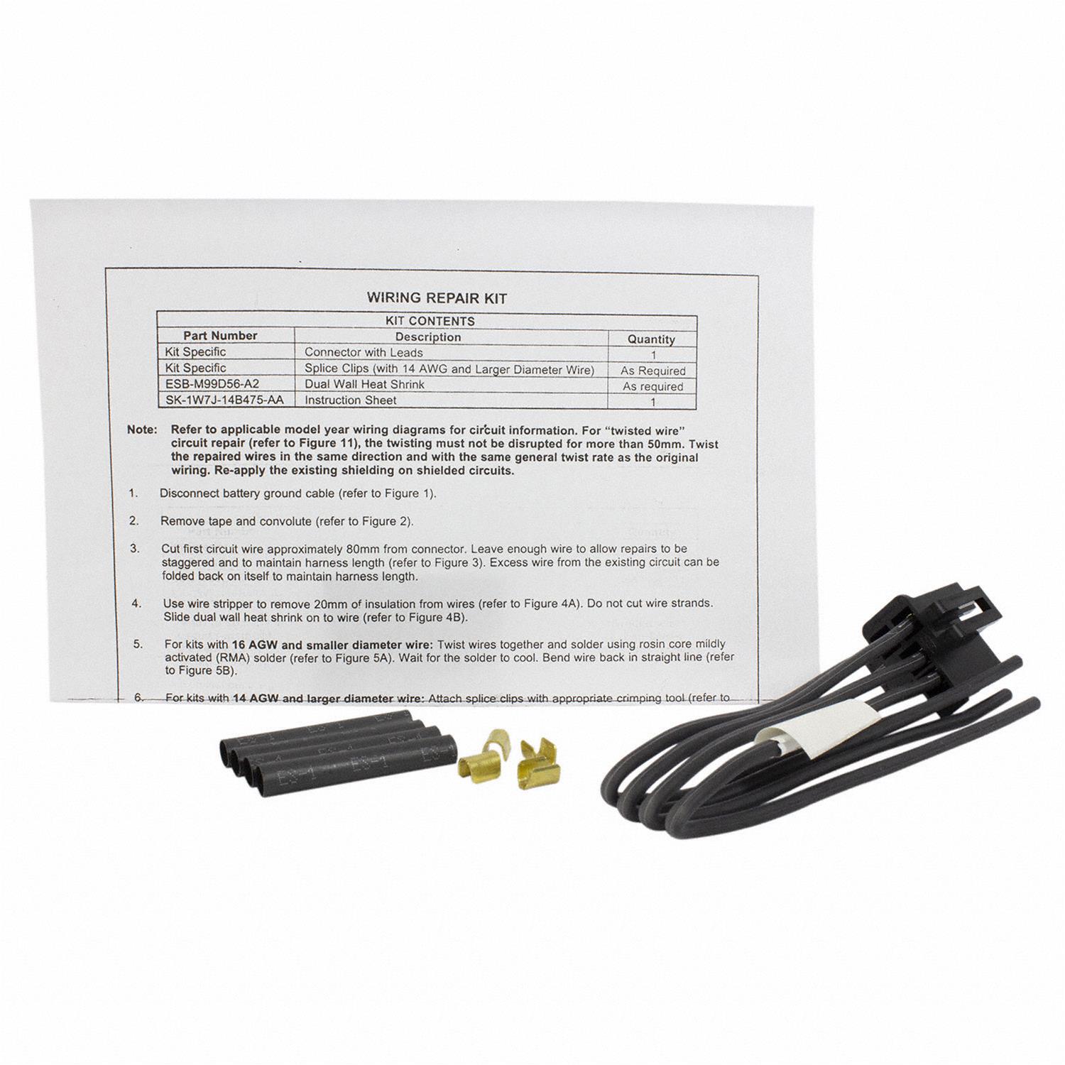Motorcraft 1U2Z14S411NB Motorcraft Wiring Connectors | Summit Racing