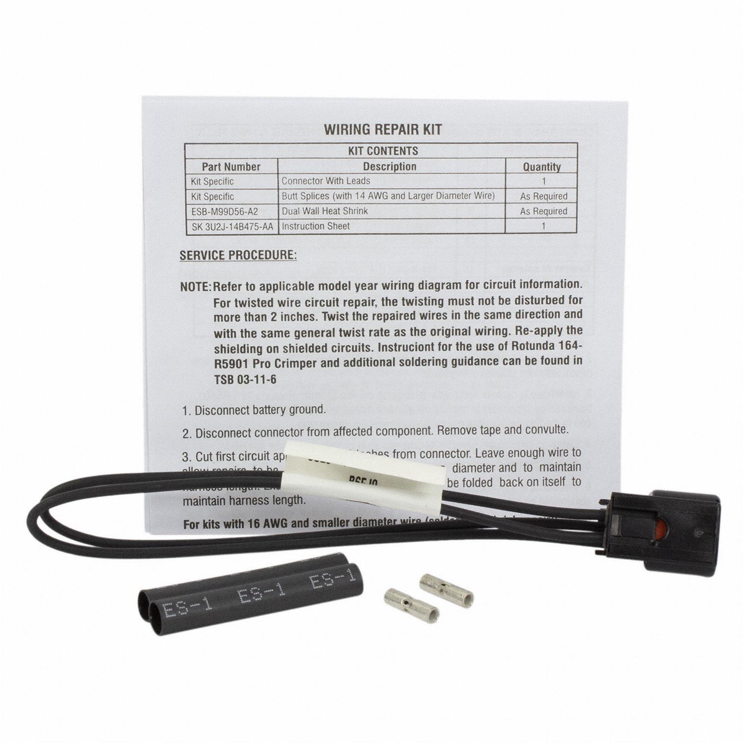 Motorcraft 3U2Z14S411SMB Motorcraft Wiring Connectors | Summit Racing
