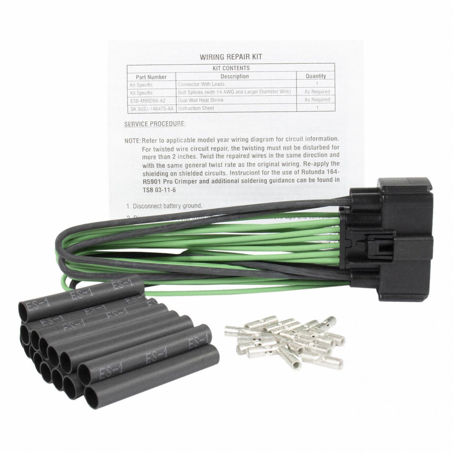 Motorcraft JU2Z14S411KA Motorcraft Wiring Connectors | Summit Racing