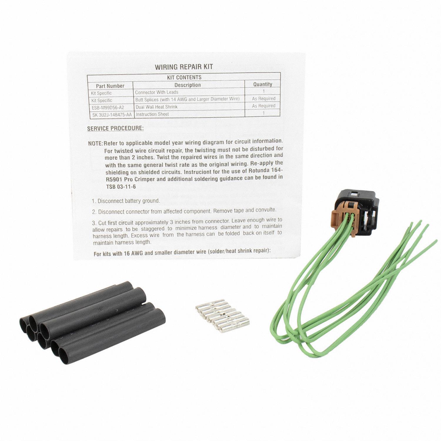 FORD Motorcraft JU2Z14S411ADA Motorcraft Wiring Connectors | Summit Racing