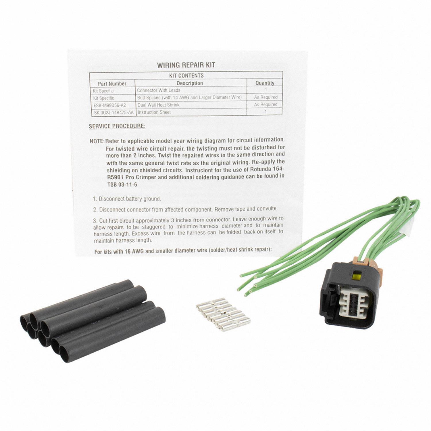 FORD Motorcraft JU2Z14S411ADA Motorcraft Wiring Connectors | Summit Racing