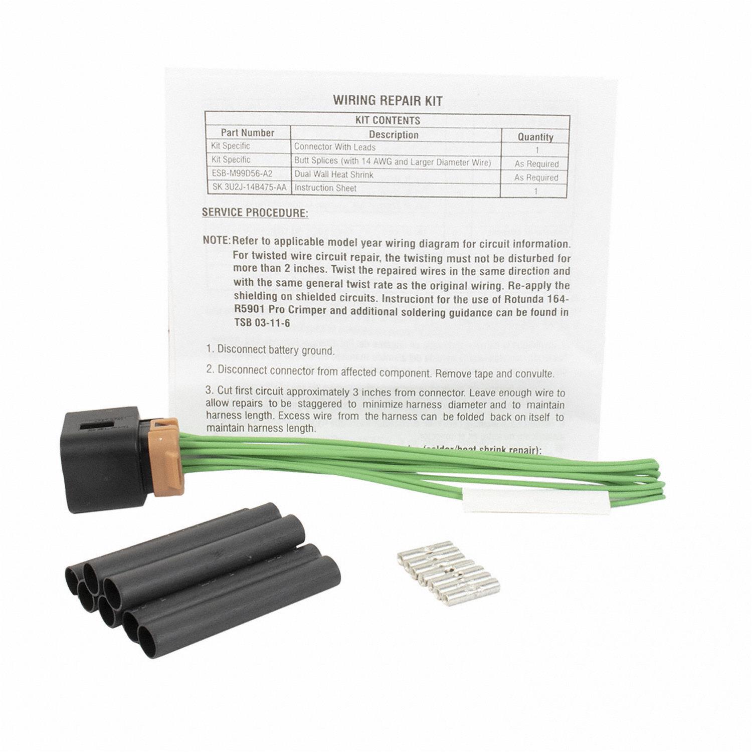 FORD Motorcraft JU2Z14S411ADA Motorcraft Wiring Connectors | Summit Racing