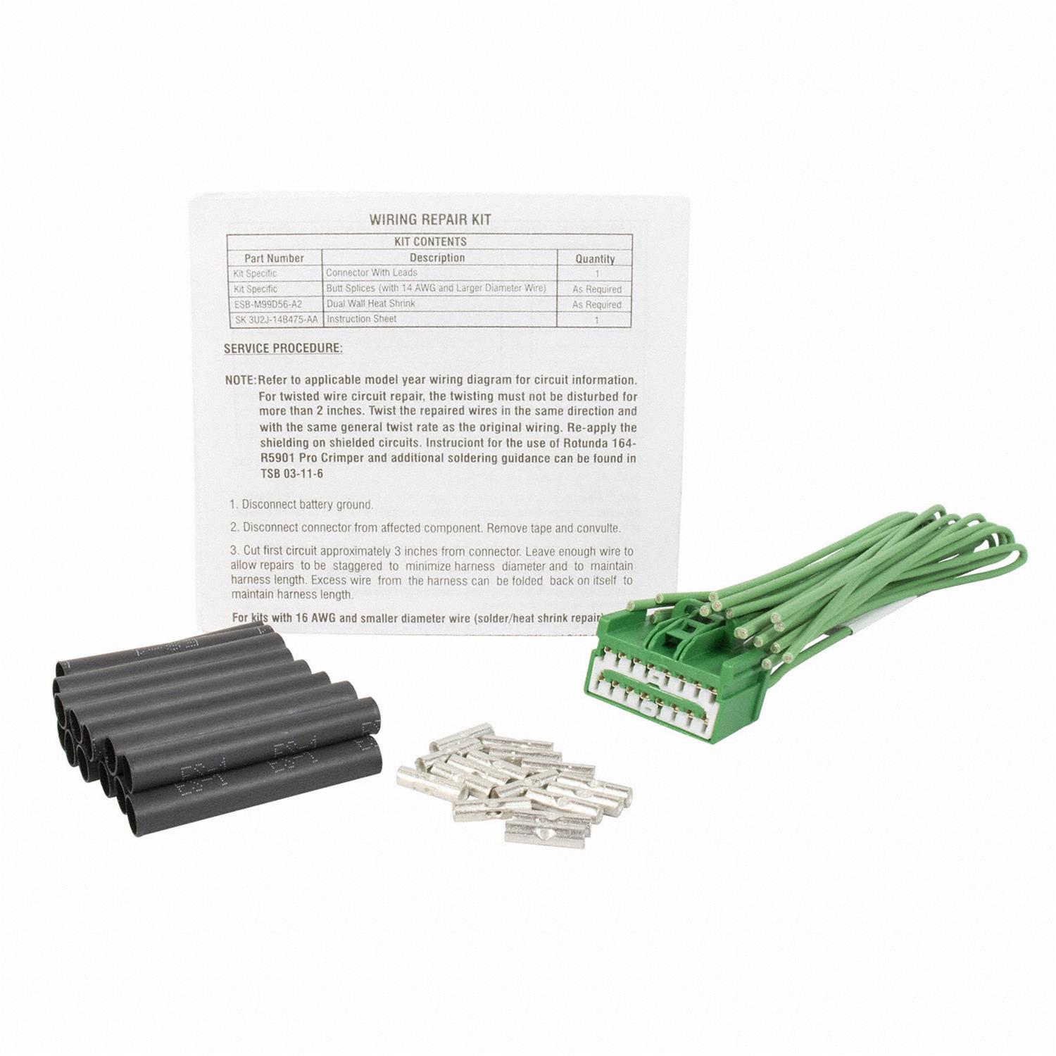 Motorcraft 3U2Z14S411BRAB Motorcraft Wiring Connectors | Summit Racing